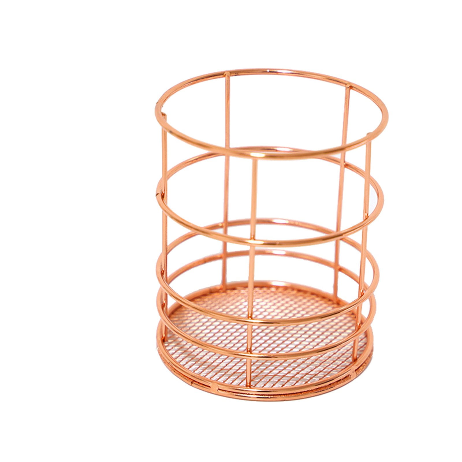 XYKA Rose Gold Storage Box Desktop Basket Modern Storage Storage with ...