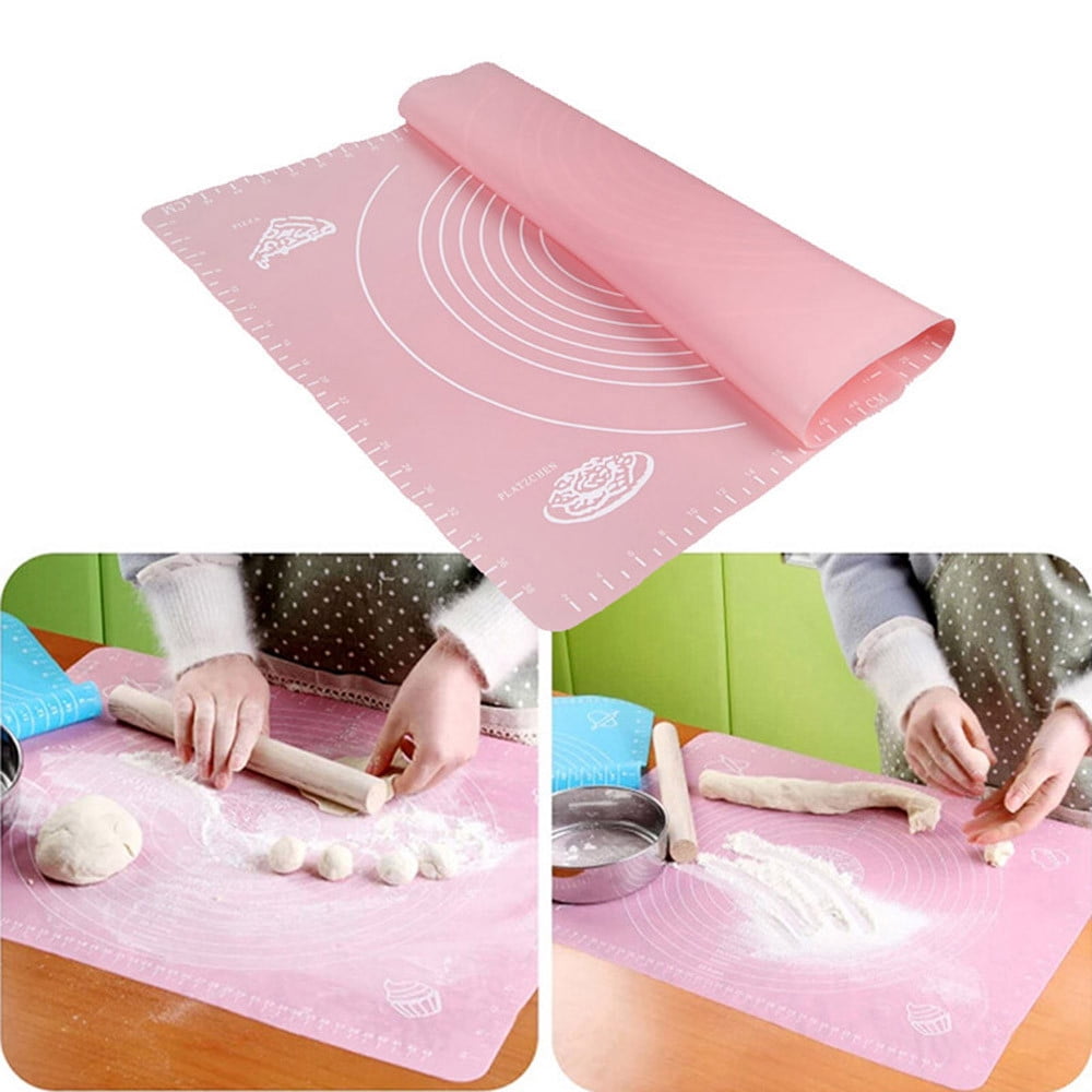 XYKA Silicone Rolling Kneading Mat for Baking with Measurement Scale ...