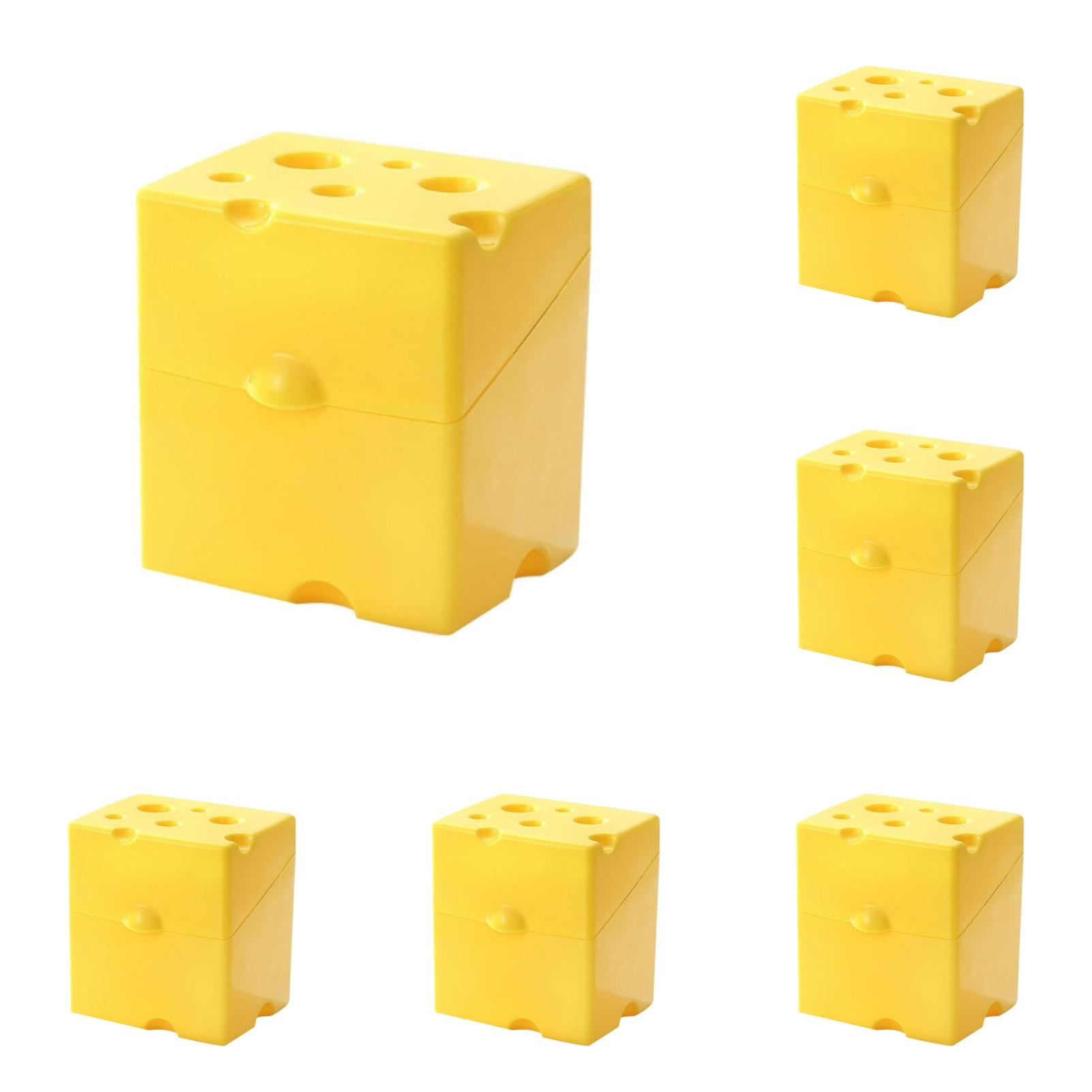 XYKA Sliced Cheese Storage Container Plastic Butter Block Cheese Slice ...