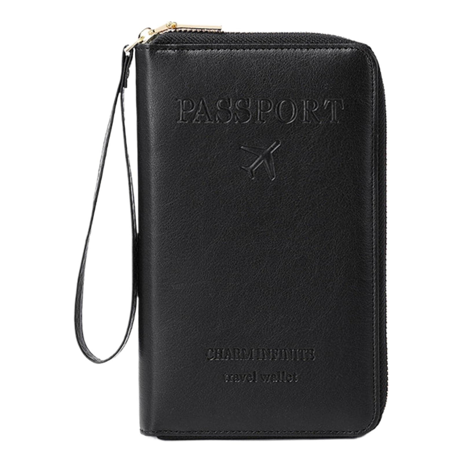 XYKA Travel Passport Wallet, Stylish Plain 8 Color Passport Cases with Secure Rfid Blocking ...