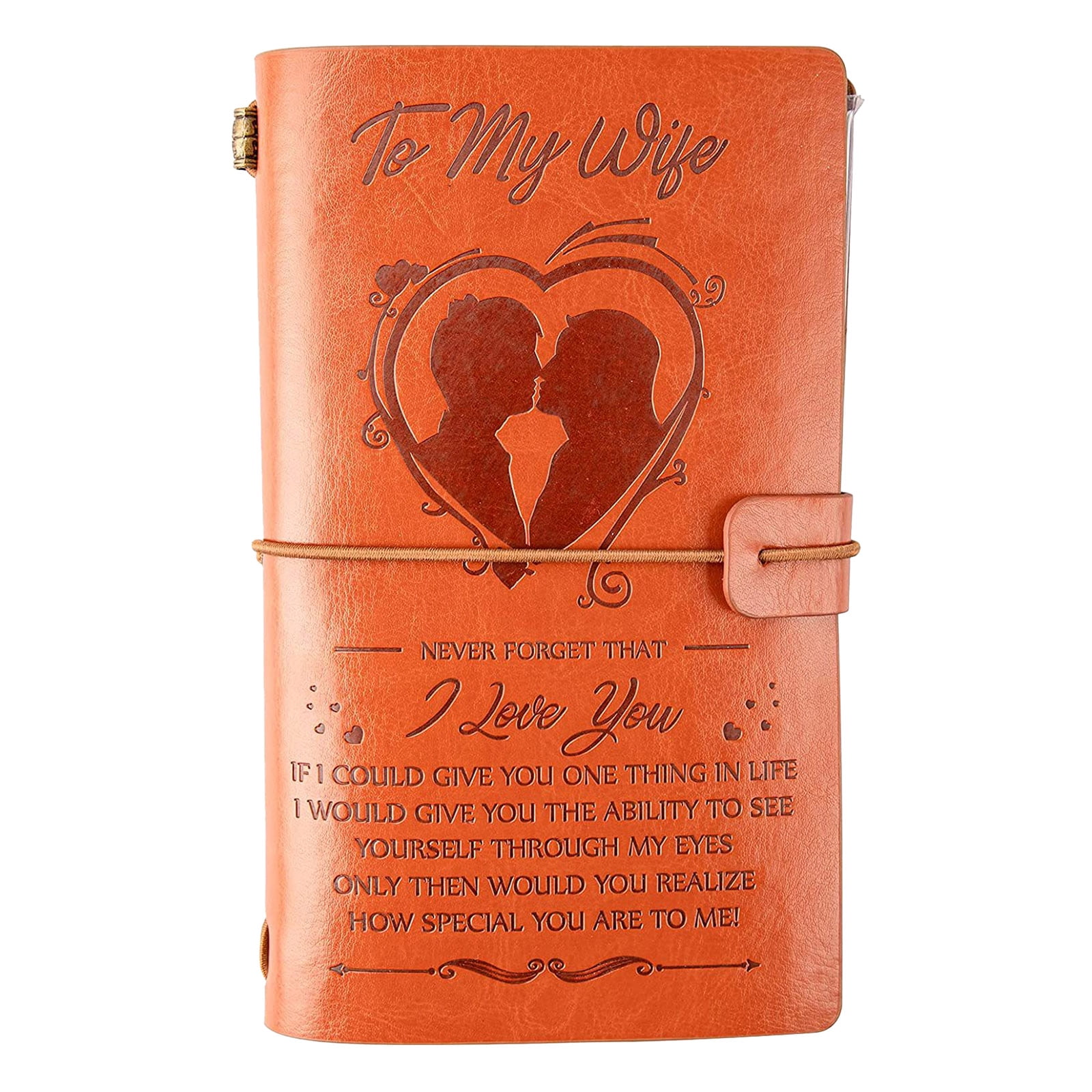 XYKA to My Wife Leather Journal from Mom - Personalized Refillable ...