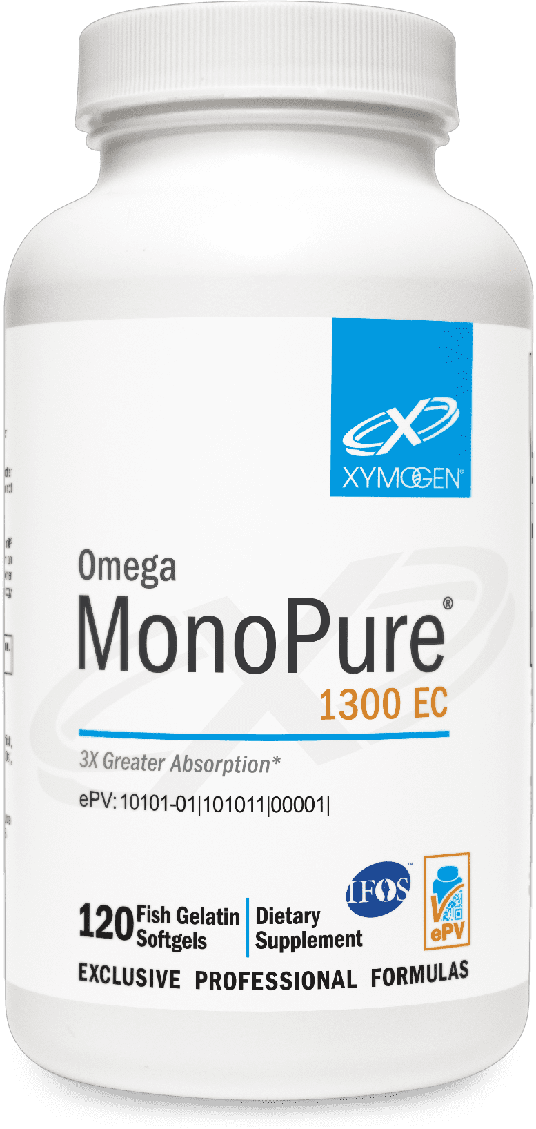 XYMOGEN Omega MonoPure 1300 EC - Fish Oil with 3X Greater Absorption ...