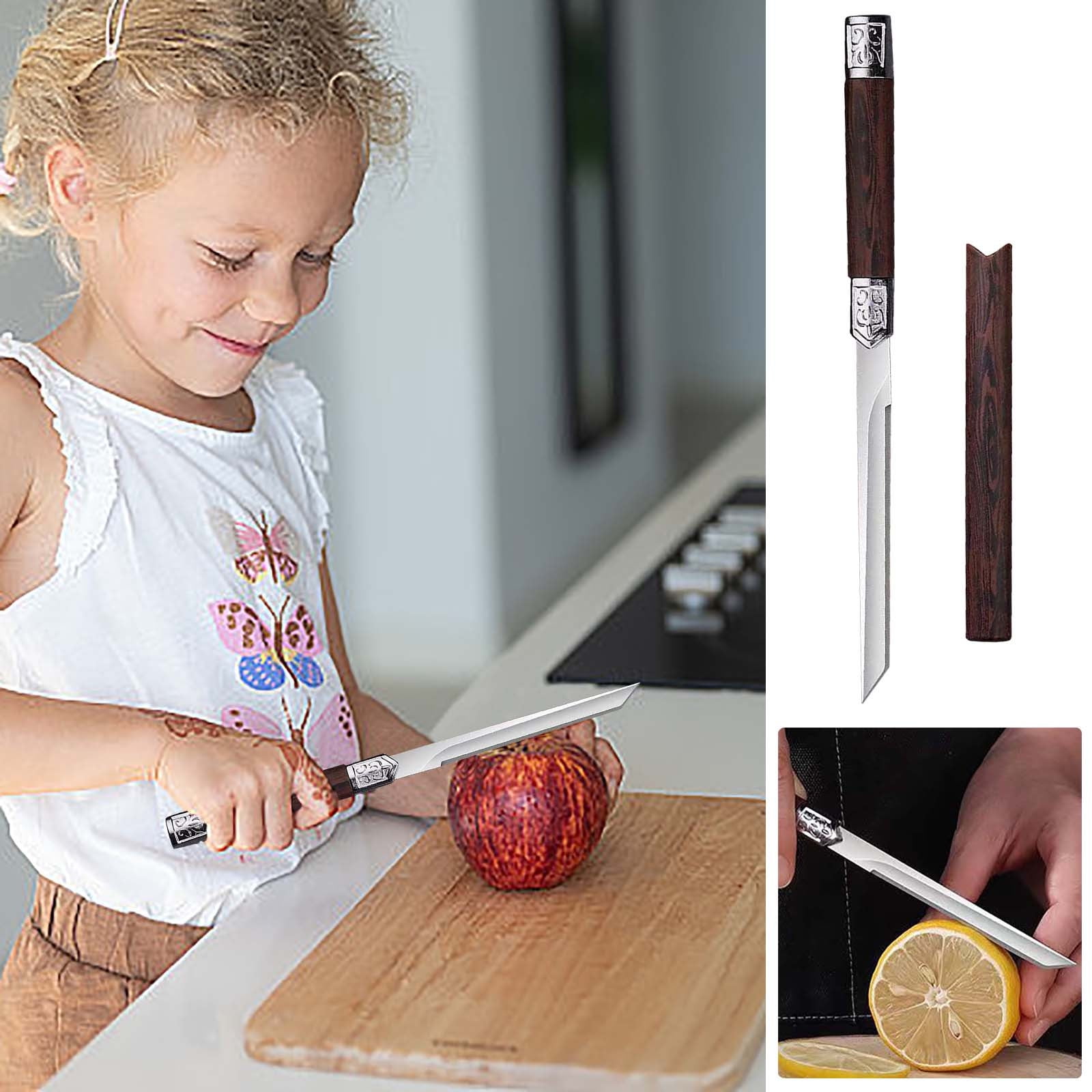 XYRSRUW 3PC Fruit Knife, Versatile Cutting Tool for Fruits, Adjustable ...