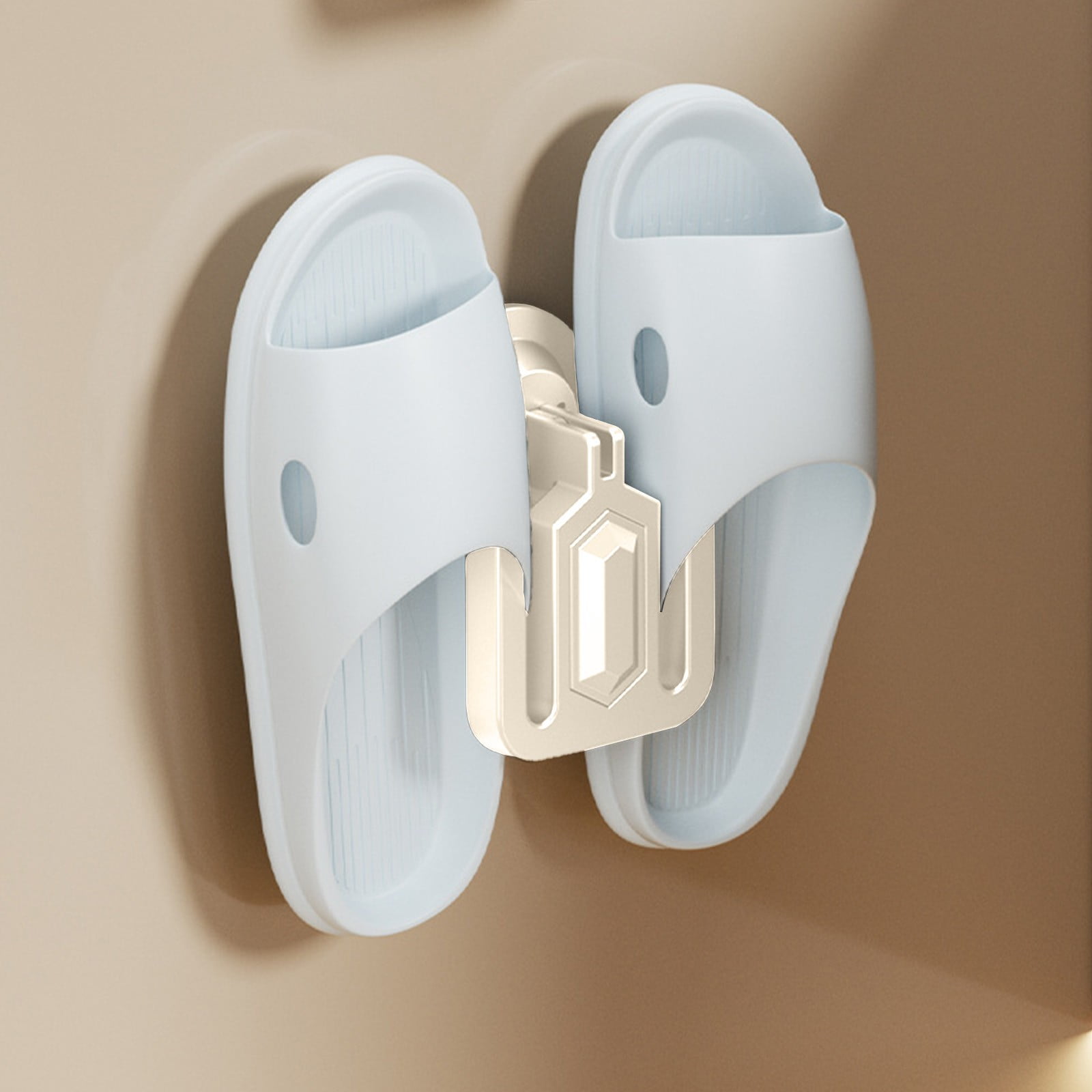 XYRSRUW Bathroom Slipper Rack, Suction Cup Wall Mounted Shoe Storage ...
