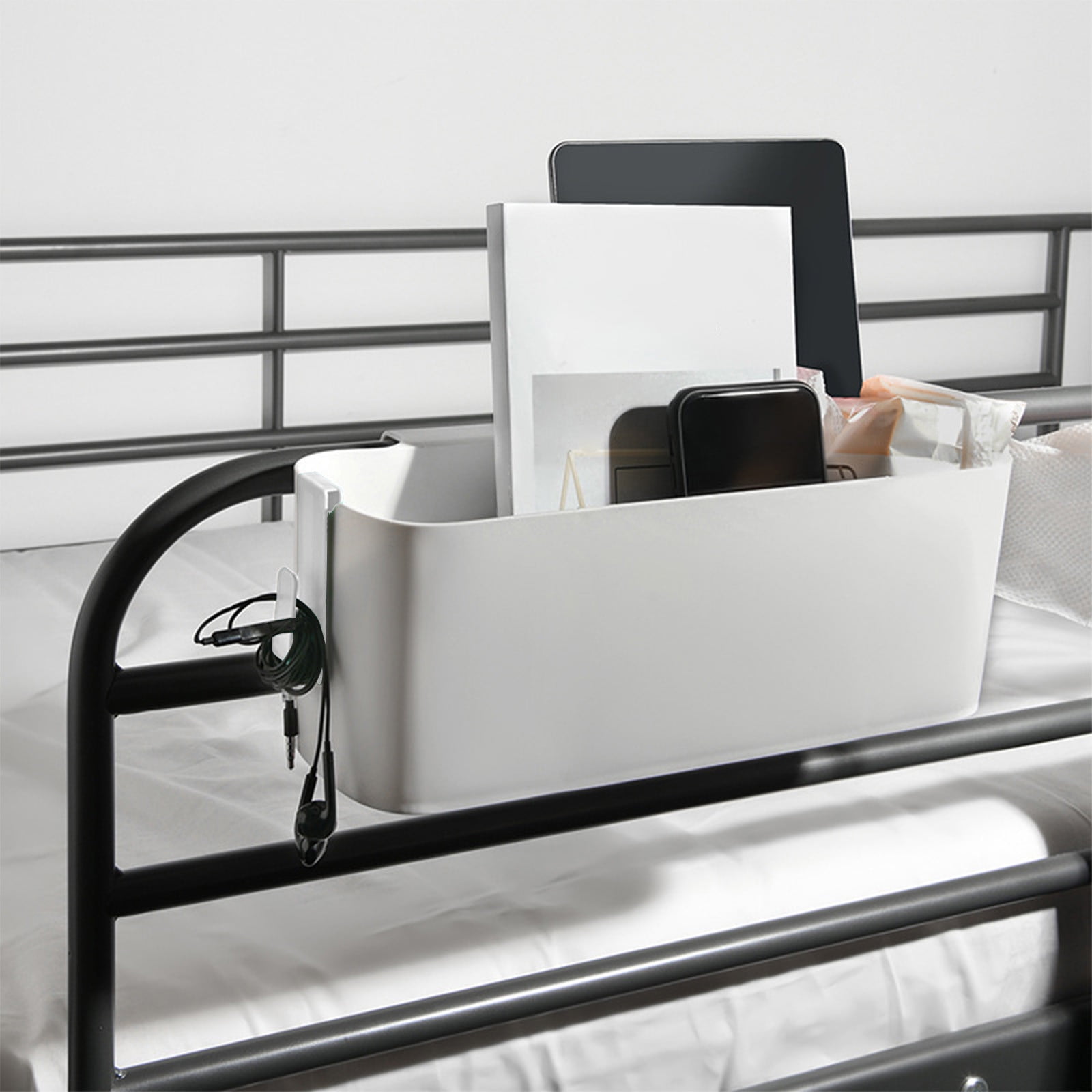 XYRSRUW Bedside Storage Basket, Dorm Room Organizer, Under Bed Storage ...