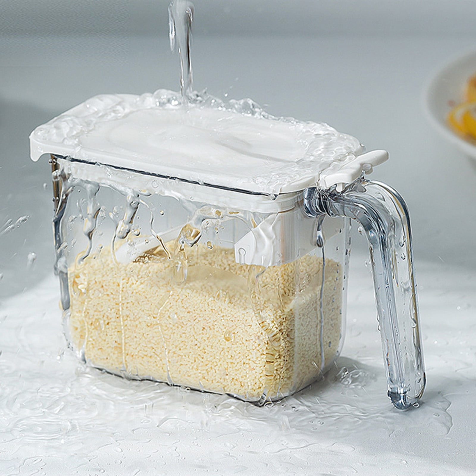 XYRSRUW Condiment Spice Jar, 450ml Condiment Container, Clear Spice Jar ...