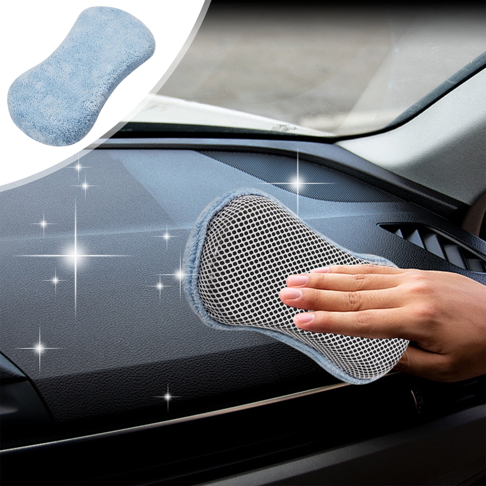 XYRSRUW Fleece Sponge Block, High Absorbency Car Wash Sponge, Durable ...