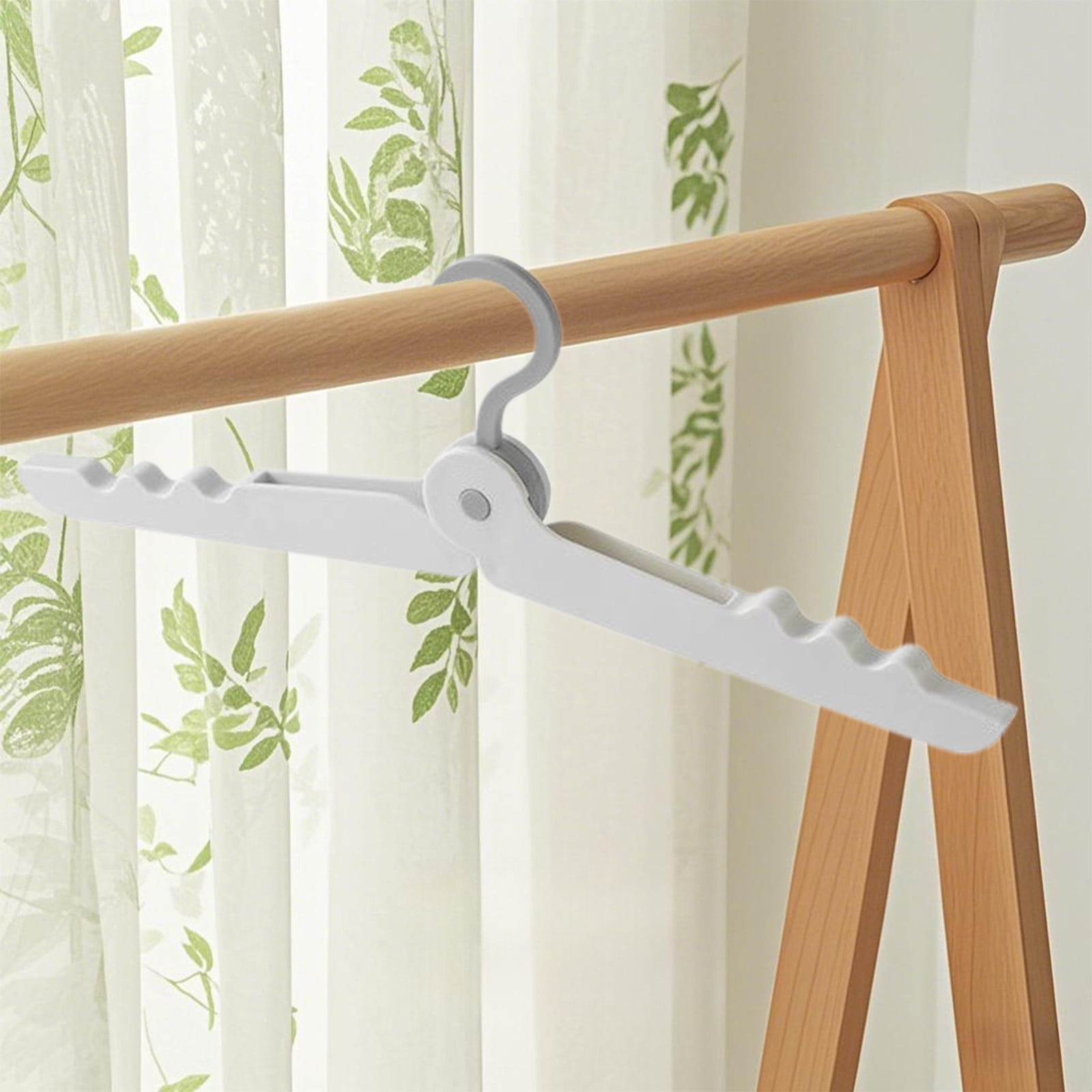 XYRSRUW Foldable Hanger, Portable Travel Clothes Organizer, Space ...