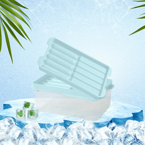 XYRSRUW Ice Box, Food Grade PP Ice Cube Mold with Cover, Refrigerator ...