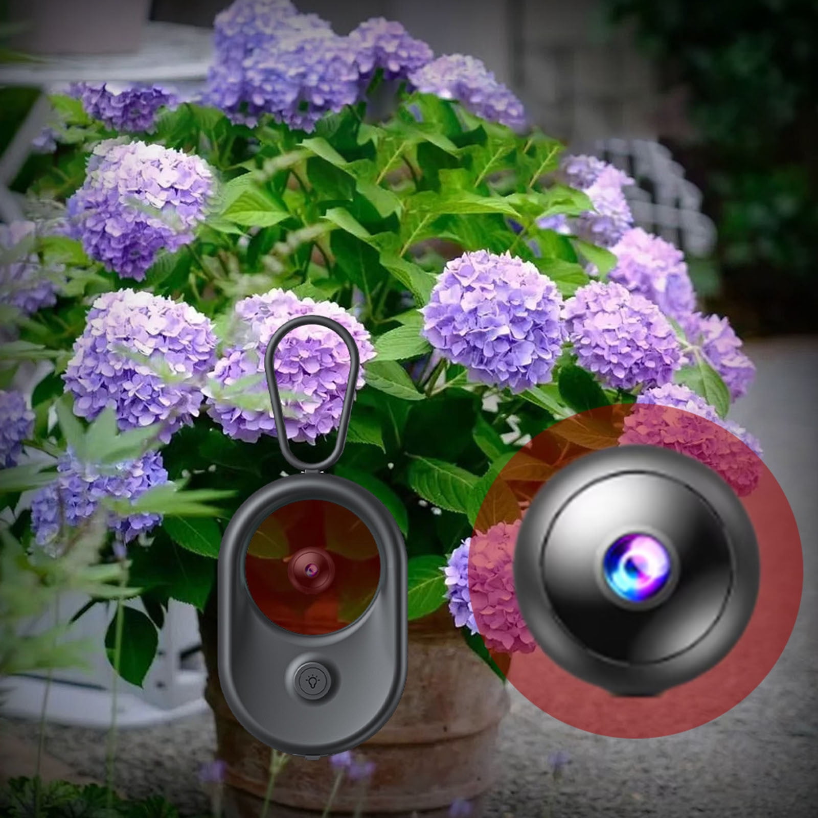 XYRSRUW Infrared Detector, Compact Surveillance Scanner with LED Light ...