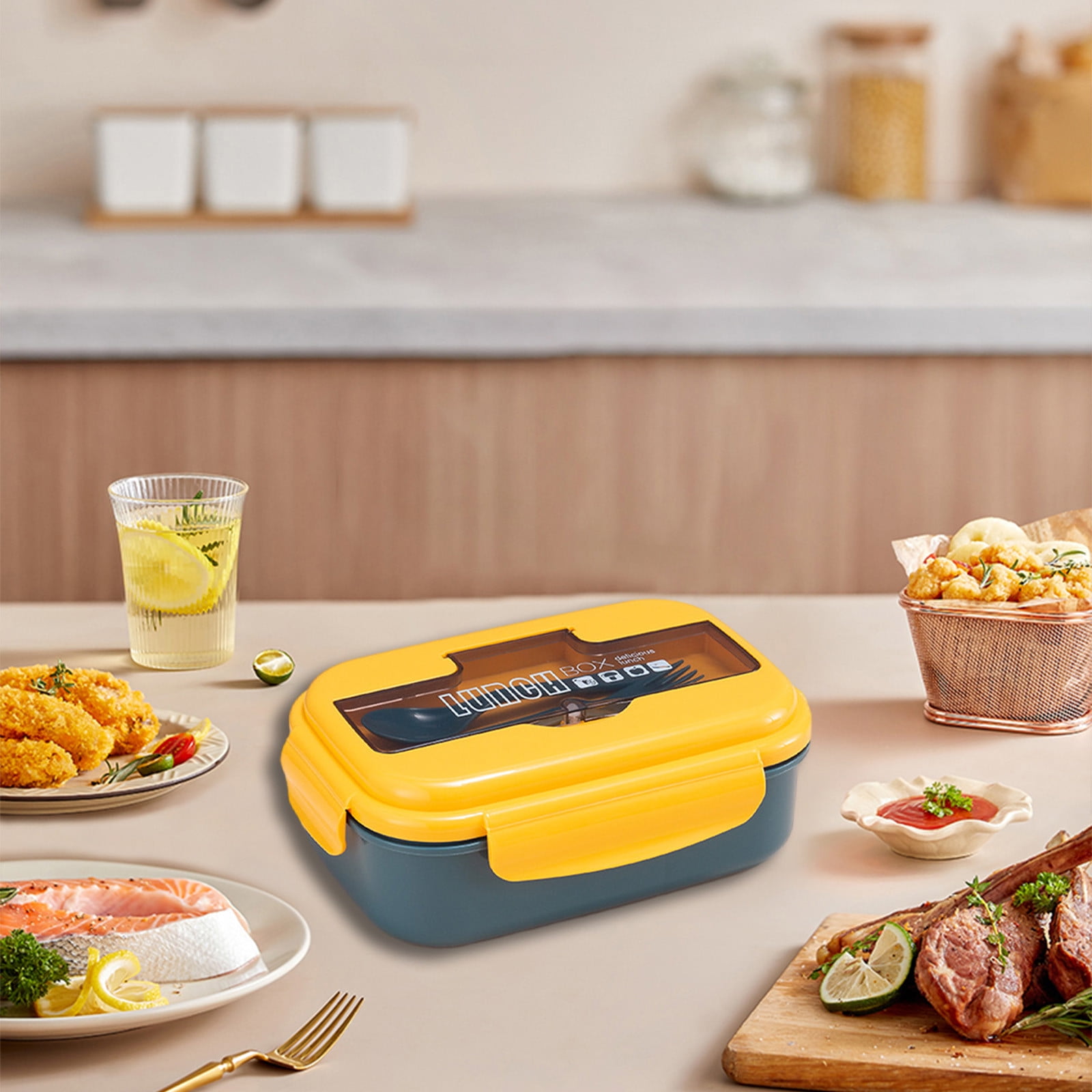 XYRSRUW Leakproof Bento Box Set, Microwave Safe Lunch Containers ...