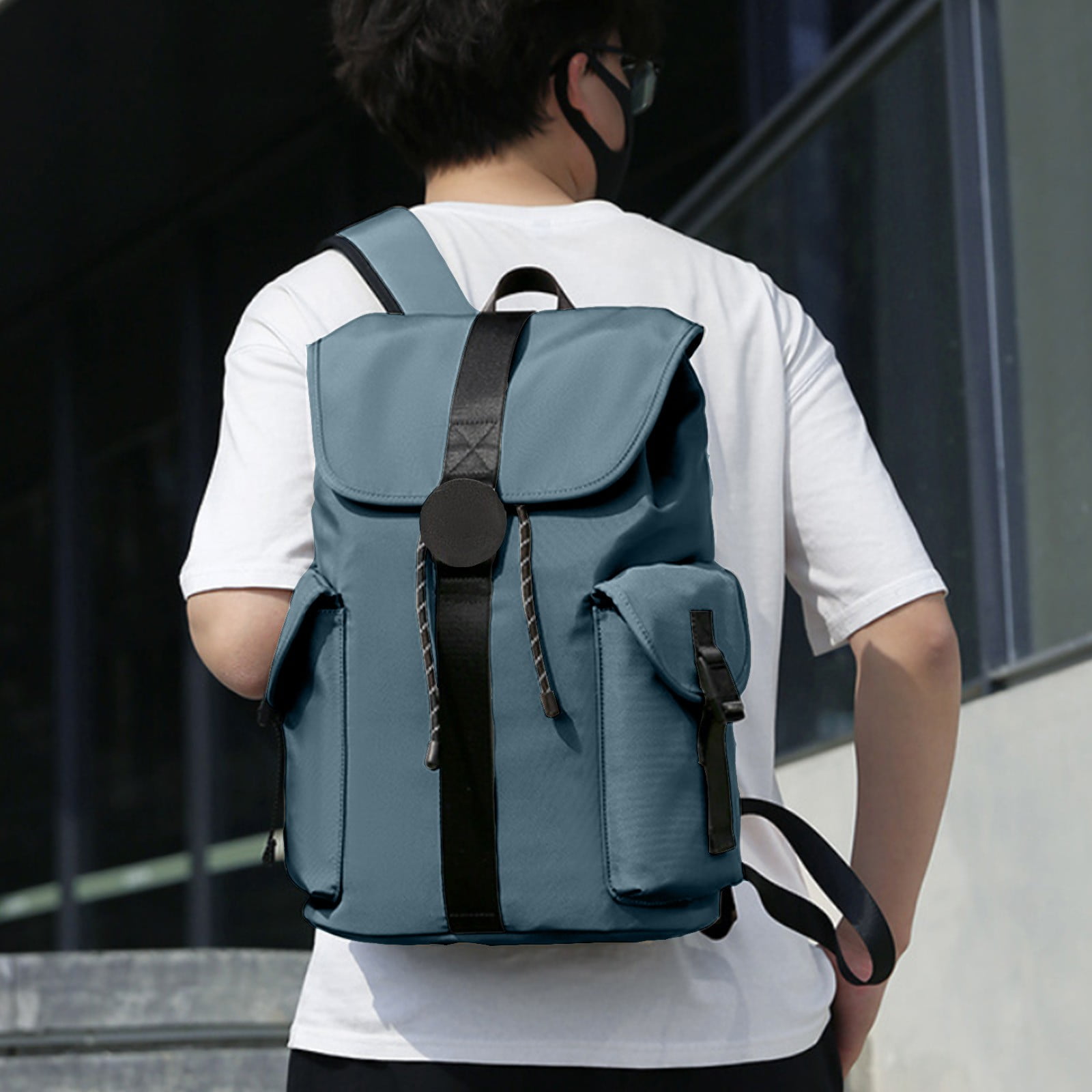 XYRSRUW Multipurpose Laptop Backpack, Waterproof Travel Backpack with Breathable Padding, Large ...