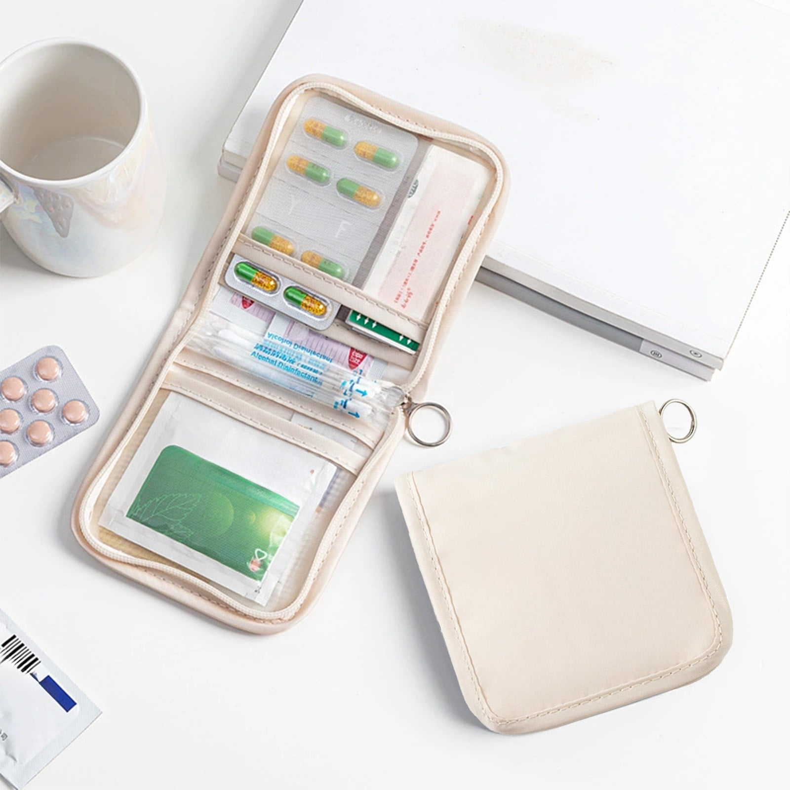 XYRSRUW Portable Medicines Bag, Travel Medication Organizer Pouch ...