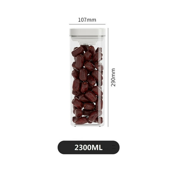 XYRSRUW Press-type Food Storage Tank, Airtight Granary Canister ...