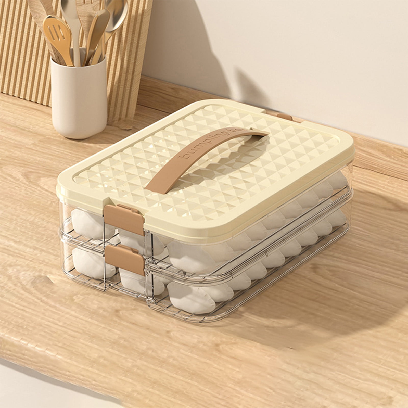 XYRSRUW Refrigerator Storage Box, Food Grade Organizer with Lid ...