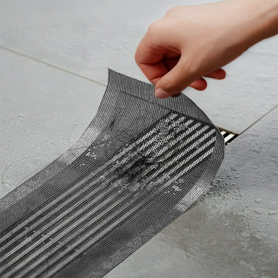 XYRSRUW Self-adhesive Floor Stickers, Roll Mounted Drainage Hair ...