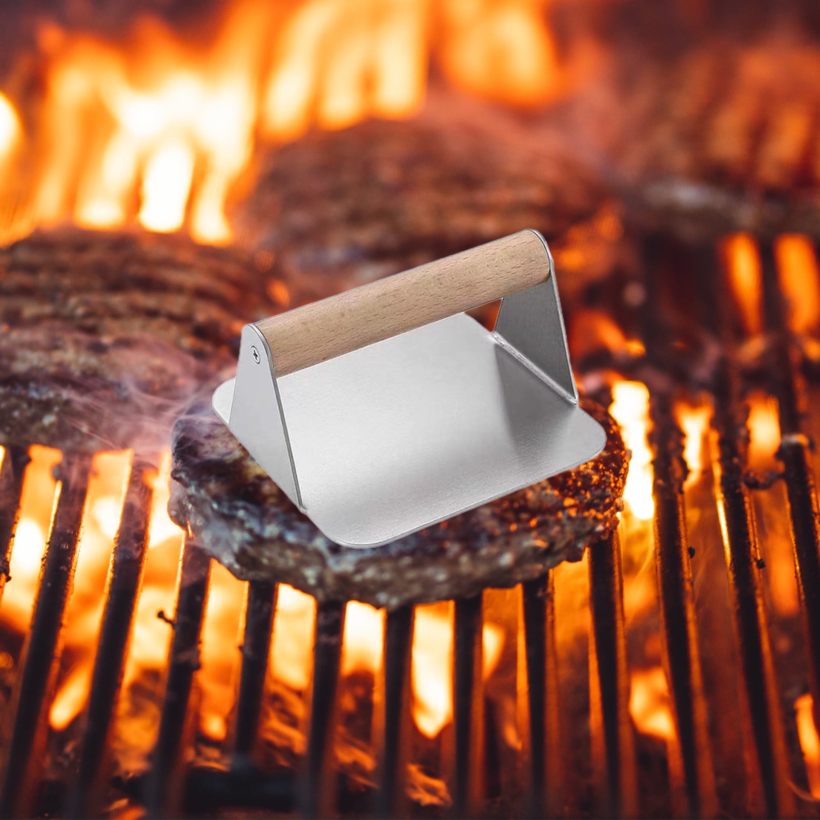 XYRSRUW Stainless Steel Meatloaf Press, Round Burger Molding Tool for ...