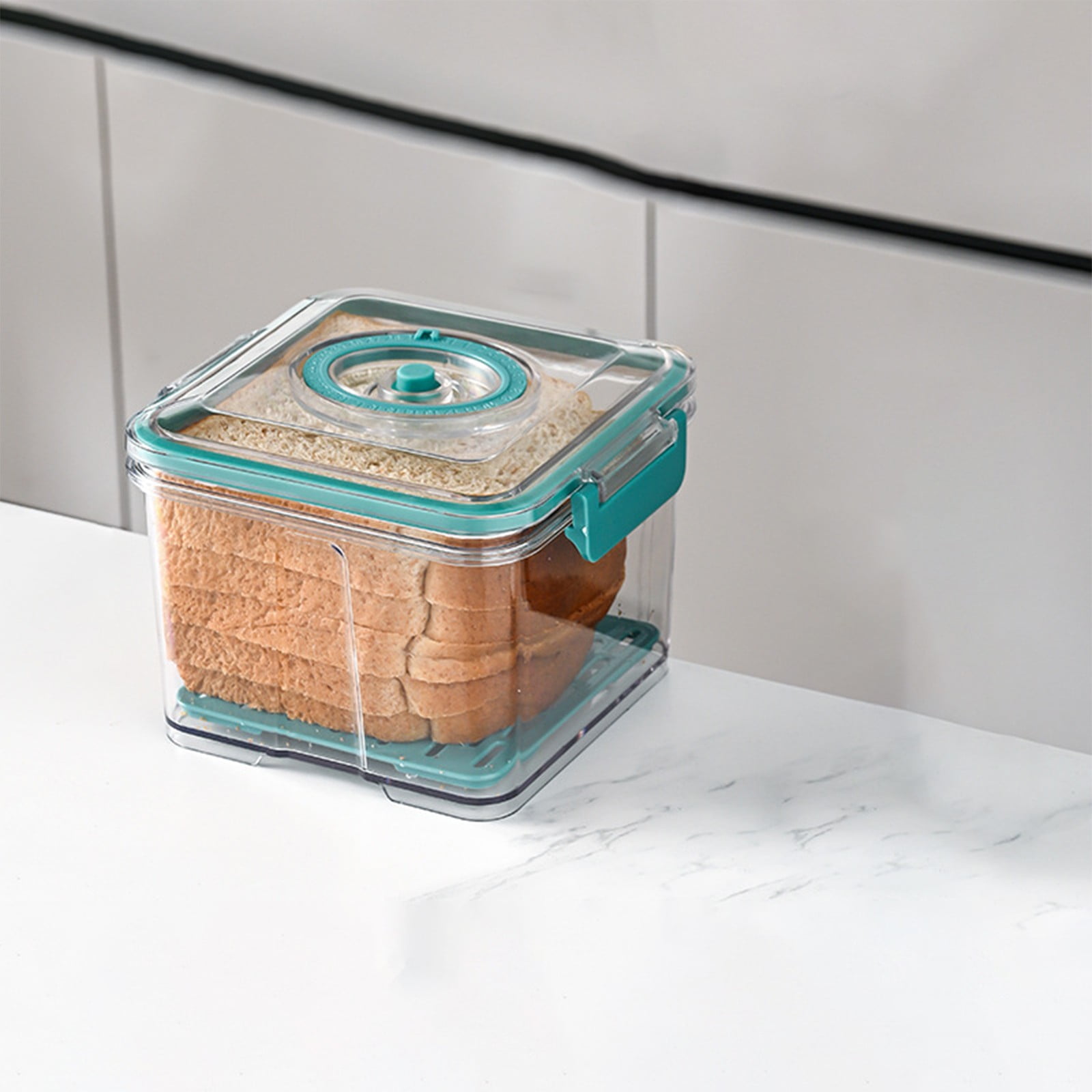 XYRSRUW Vacuum Sealed Food Storage Container, Transparent Water ...