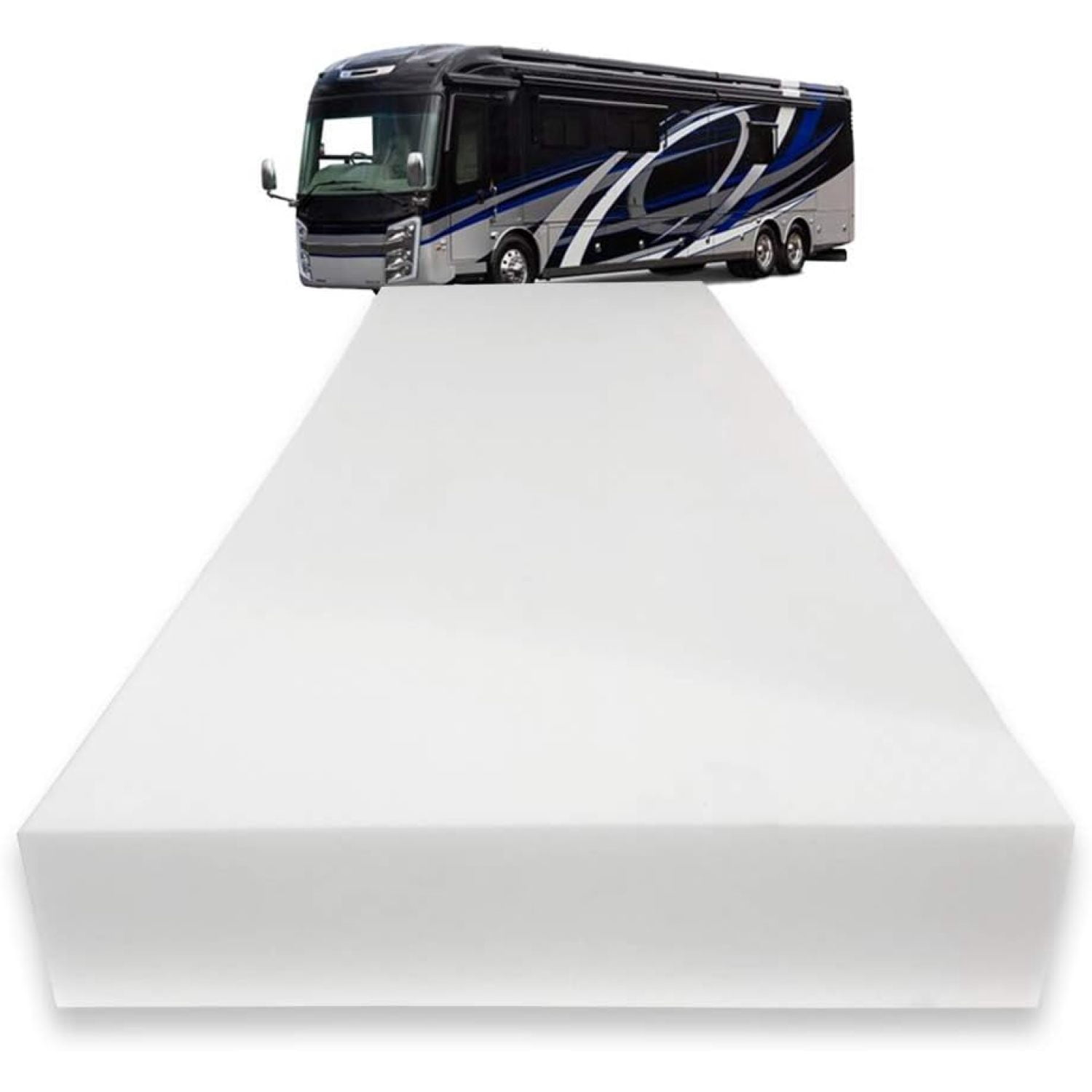 XYSP 2” x 28” x 72” Camper/RV Travel High-Density Bunk Mattress Topper ...
