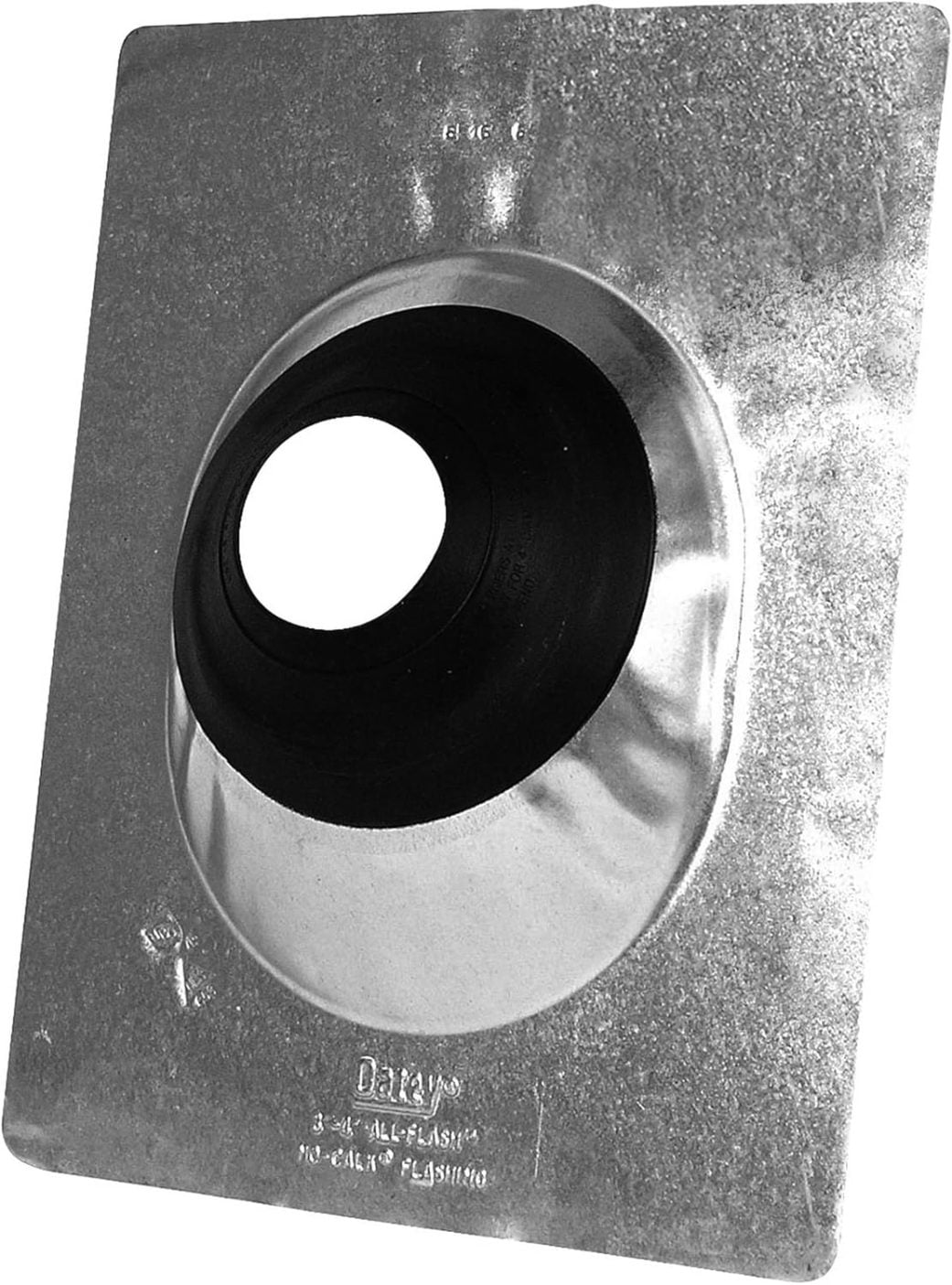 XYSP 3 in. to 4 in. Galvanized All-Flash No-Calk 12 in. x 15 in. Base ...