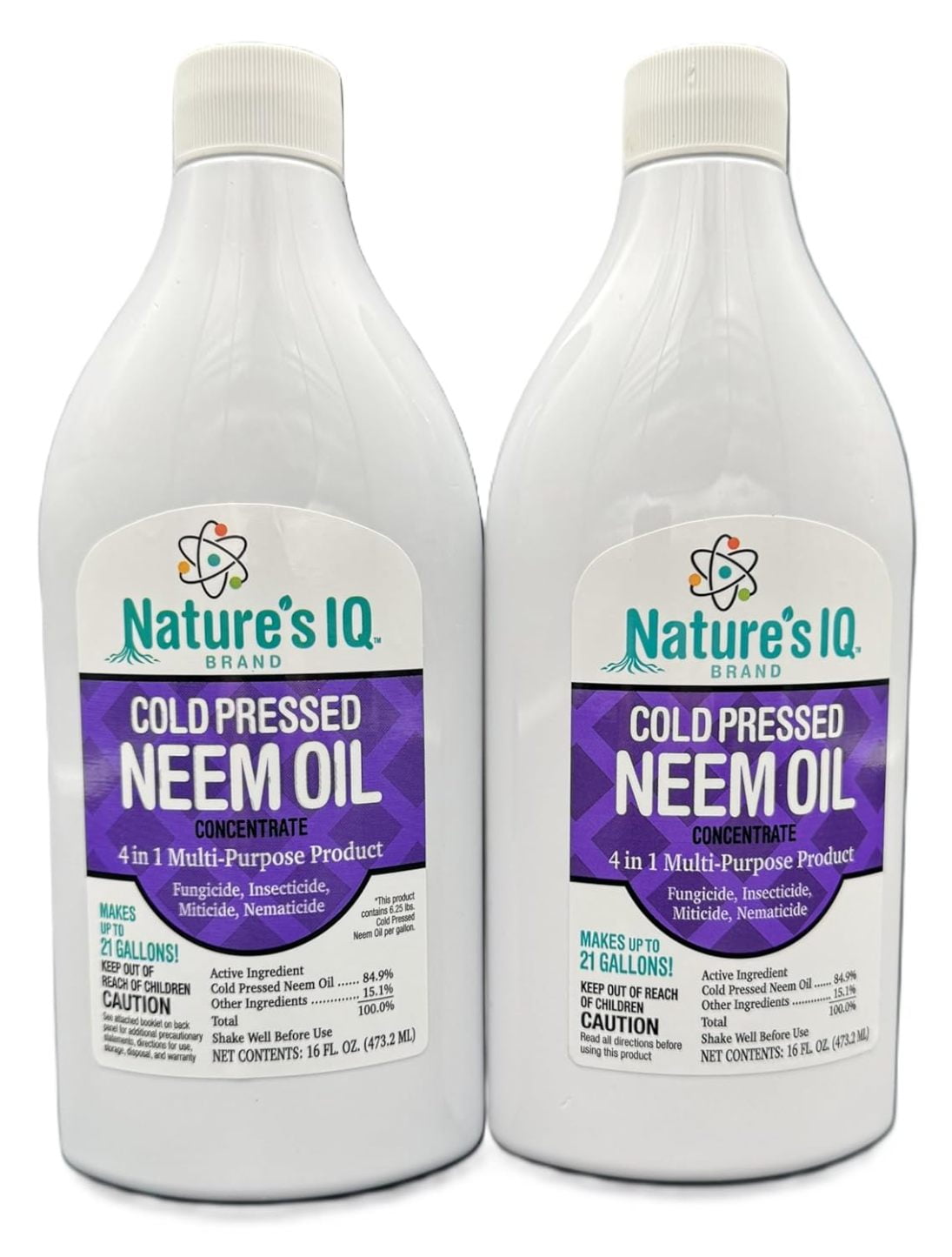 XYSP Advanced Formula Neem Oil Concentrate Twin Pack. Makes up to 42 ...