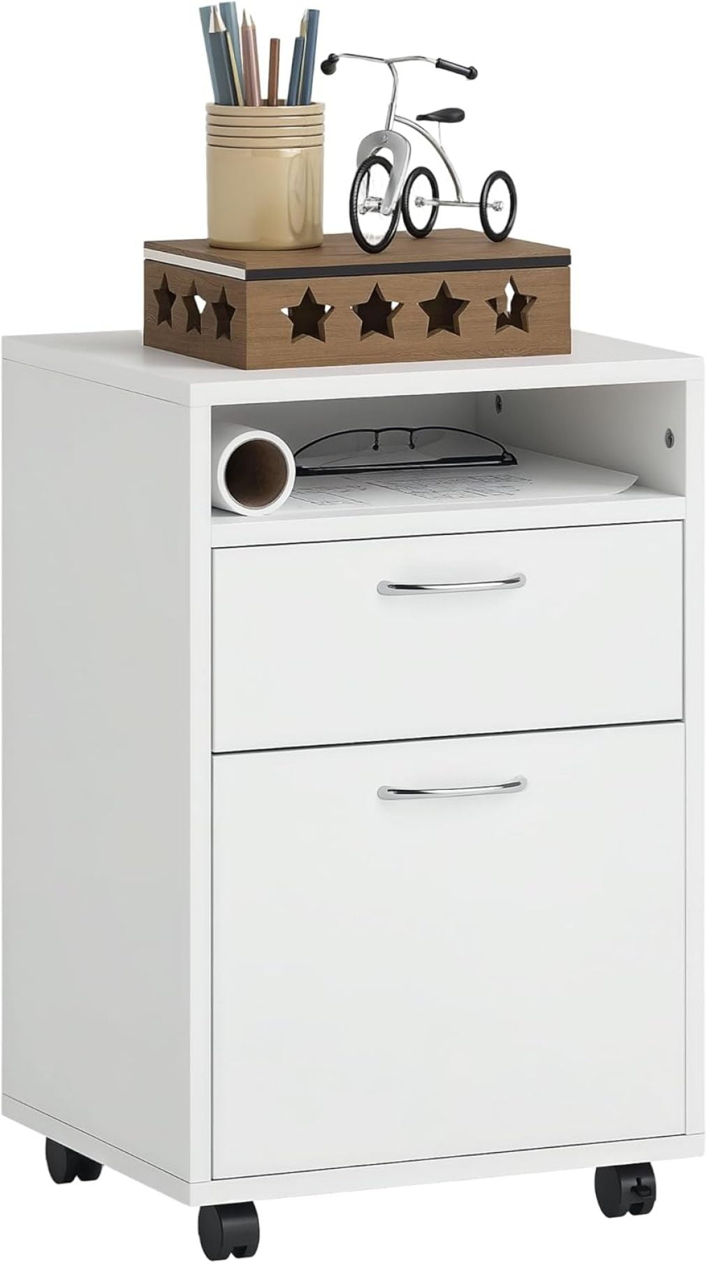 XYSP Mobile Storage Cabinet Organizer with Drawer and Cabinet, Printer ...