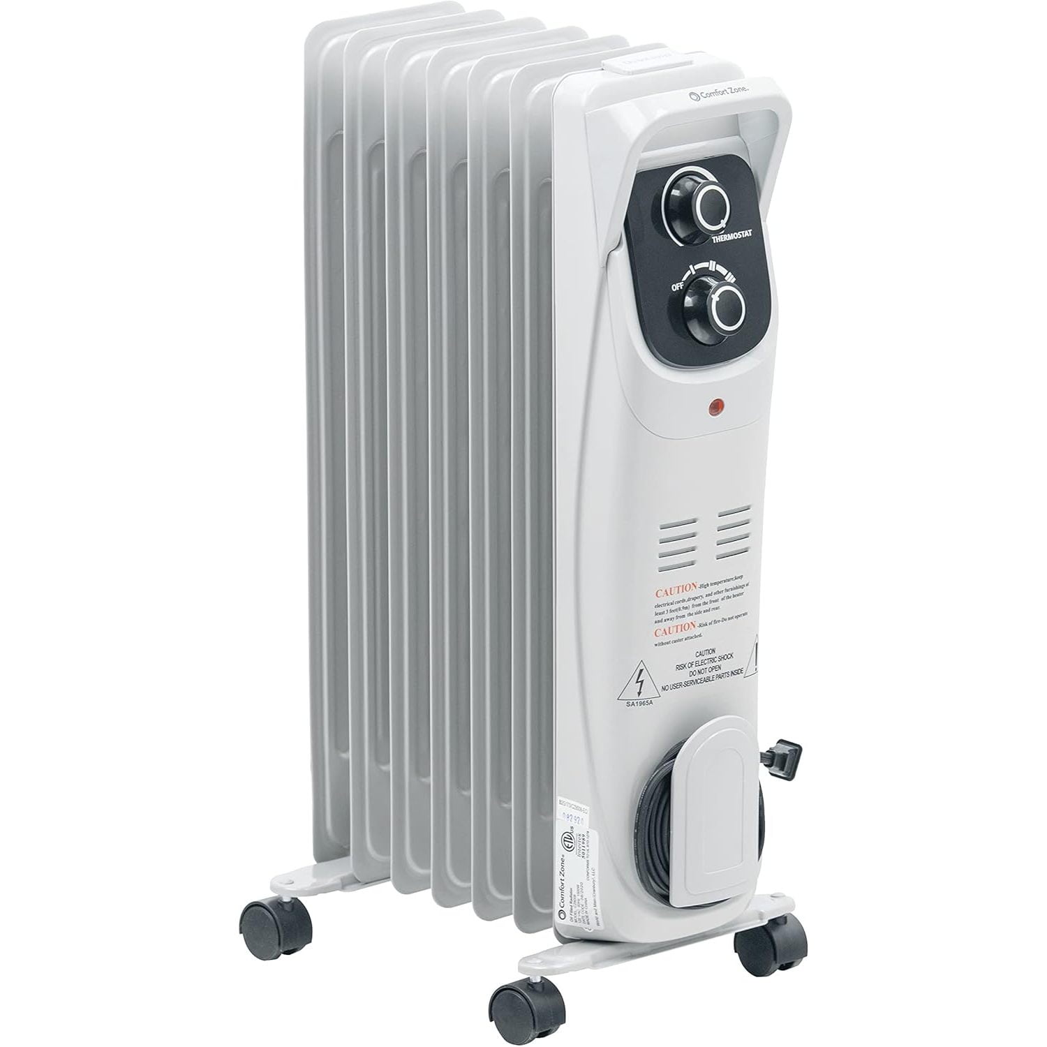 XYSP Oil-Filled Radiator Space Heater, Radiant, Electric, Never Refill ...