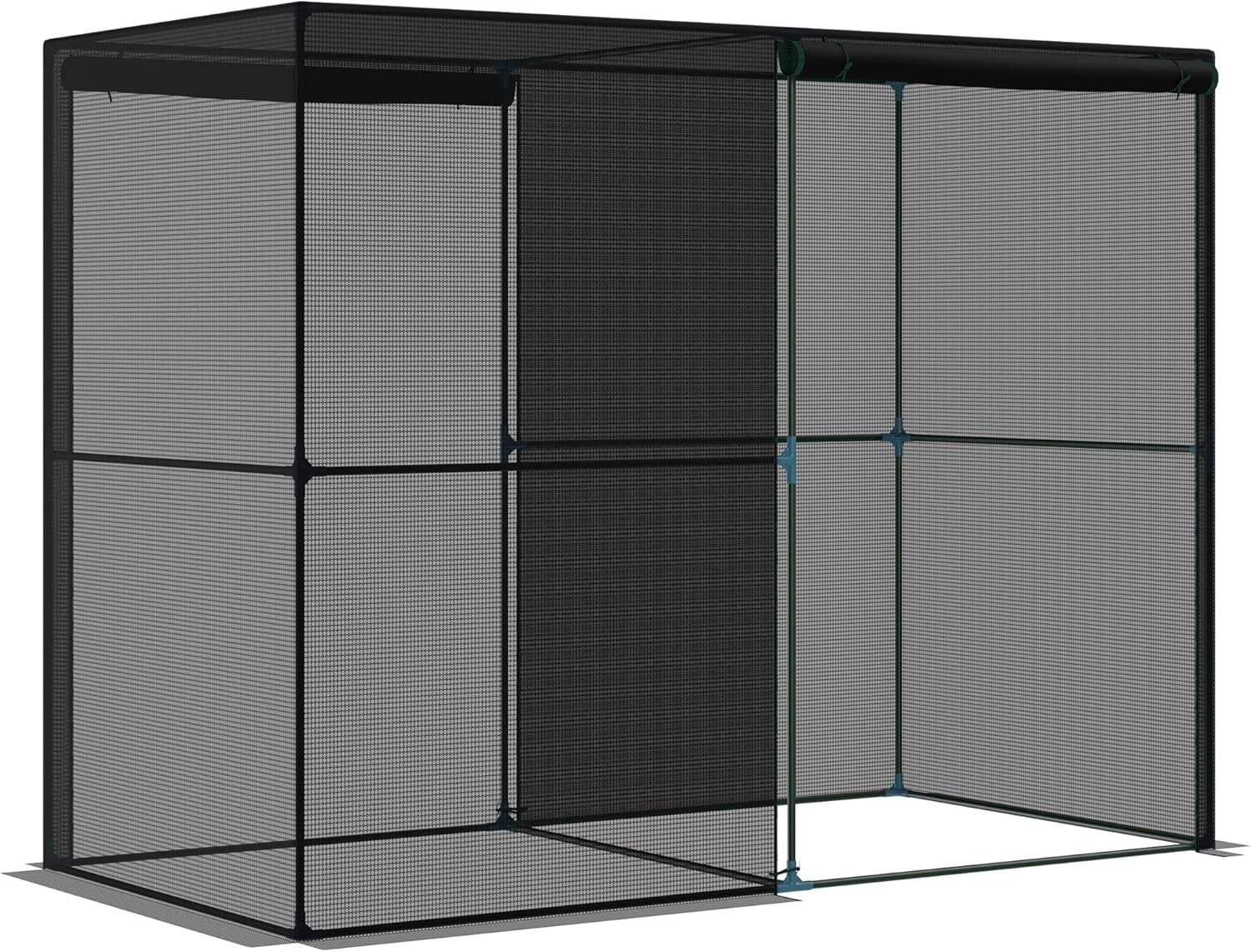 XYTREW 4' x 8' Crop Cage, Plant Protection Tent with Zippered Doors for ...