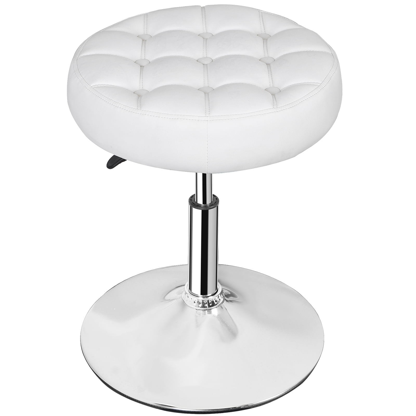XYTREW Adjustable rotating metal frame dressing stool, modern circular ...