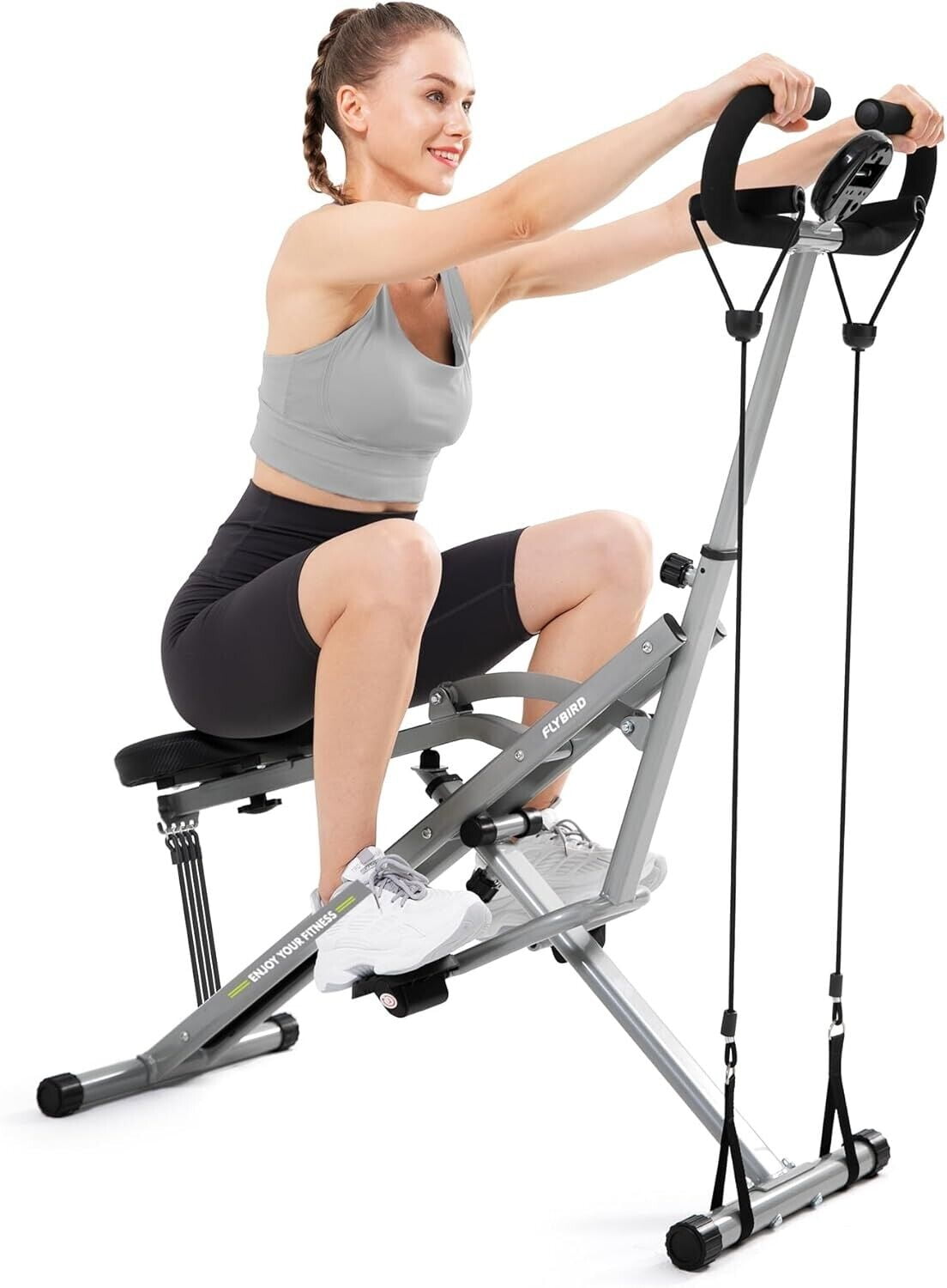 XYTREW Squat Machine for Home Gym Squat Rowing Machine for Glute ...