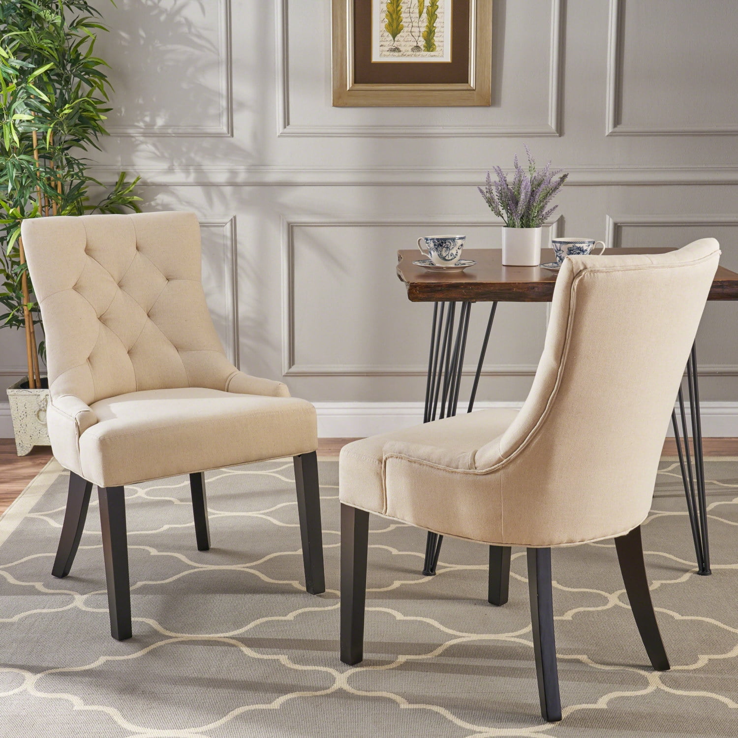 XYTRVG CHENEY DINING CHAIR - KD MP2（） - Walmart.com