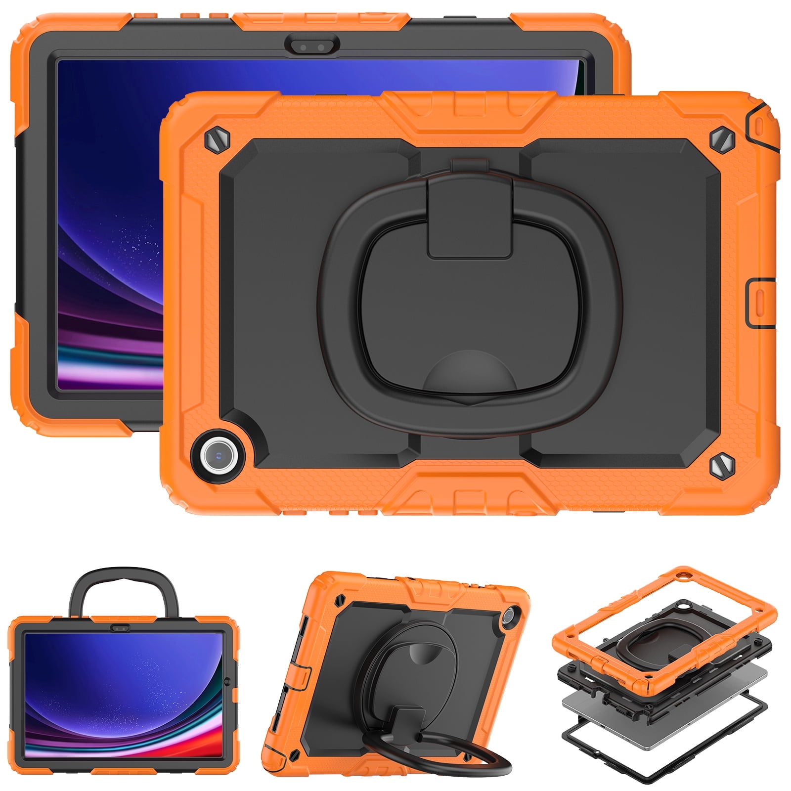 XYX for Samsung Galaxy Tab A9+/A9 Plus Case 11 inch, 360 Rotating ...