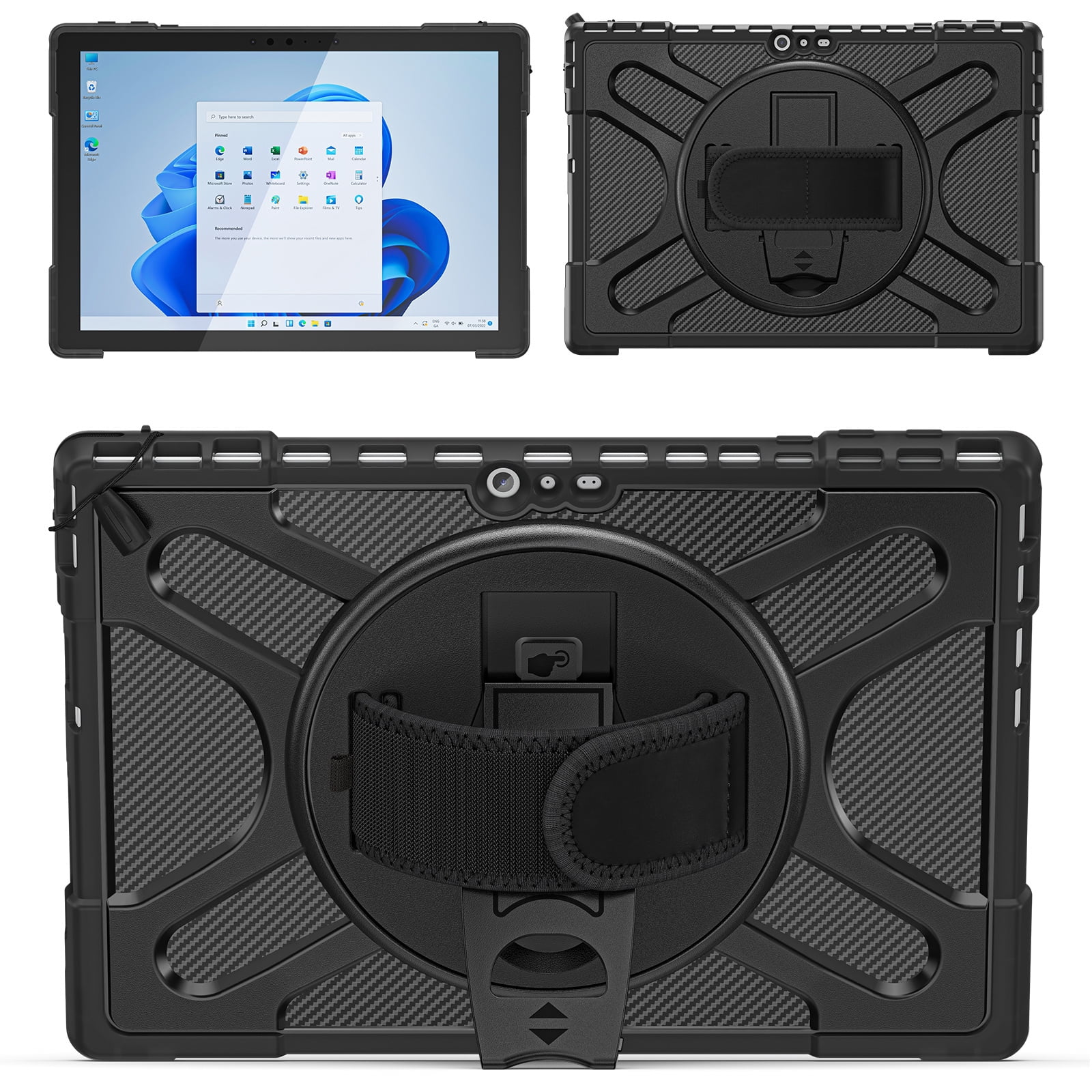 XYX Case for 12.3 inch Microsoft Surface Pro 7+ Plus/Pro 7/6/5/4, 360 ...