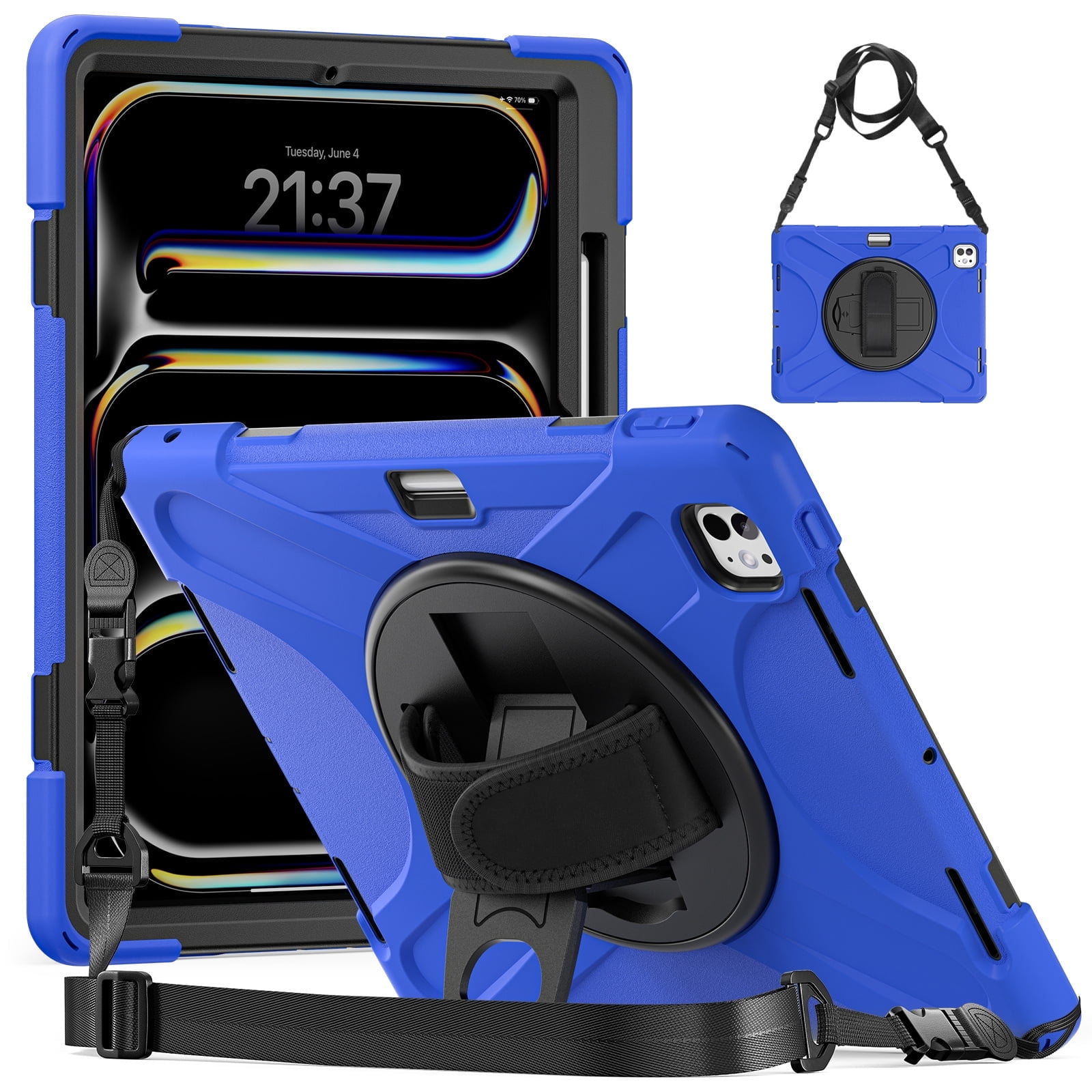 XYX Case for 13-inch iPad Pro 13 M4 2024 (Model:A2926/A3007) with 360 ...
