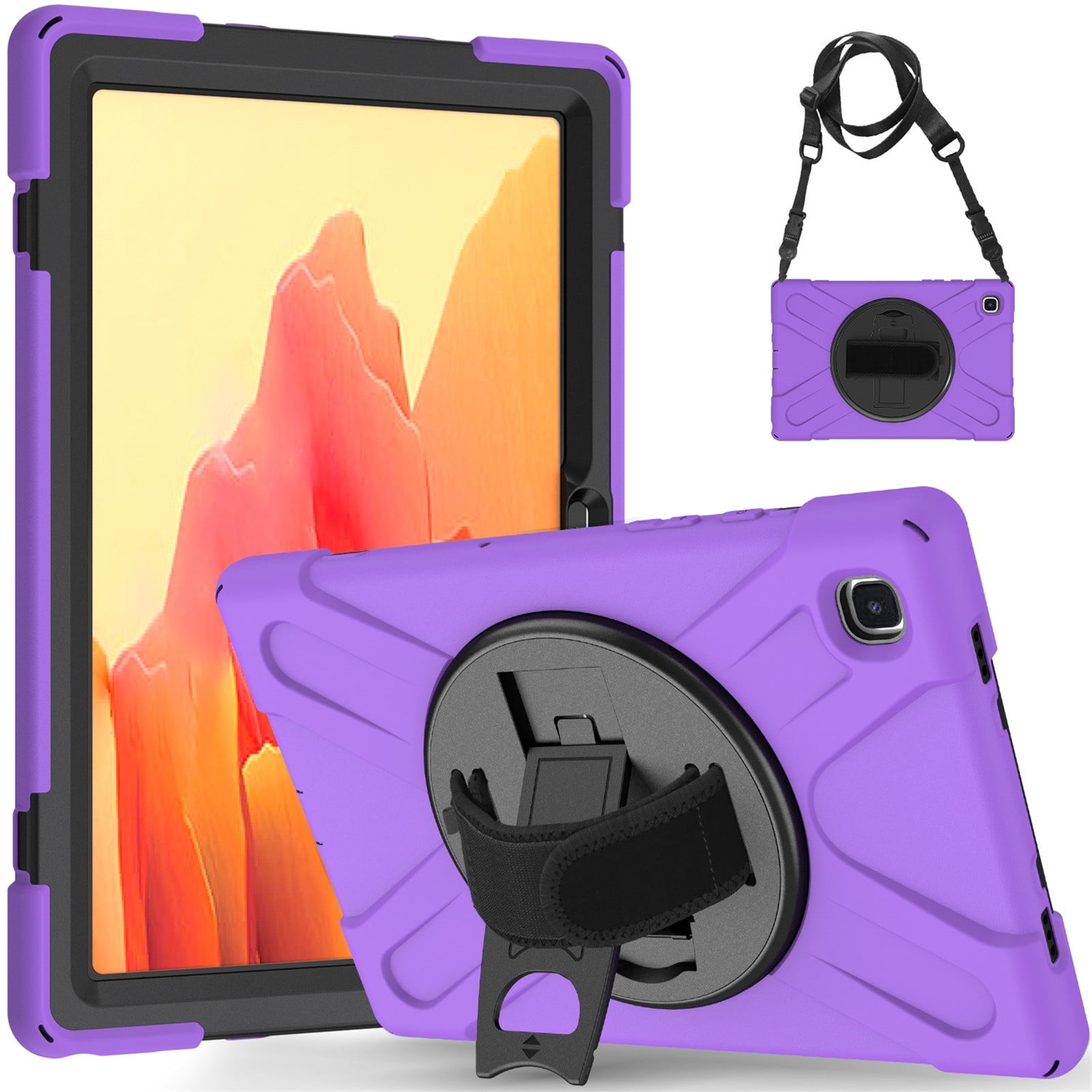 XYX Tablet Case for Samsung Galaxy Tab A7 10.4 inch SM-T500/SM-T505 with 360 Degree Rotating ...
