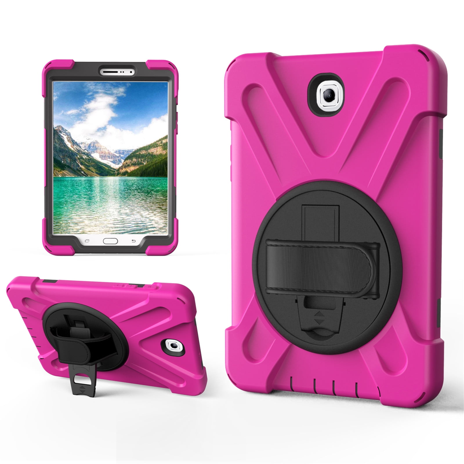 XYX Tablet Case for Samsung Galaxy Tab S2 8.0 inch SM-T710/SM-T715 with 360 Degree Rotating ...