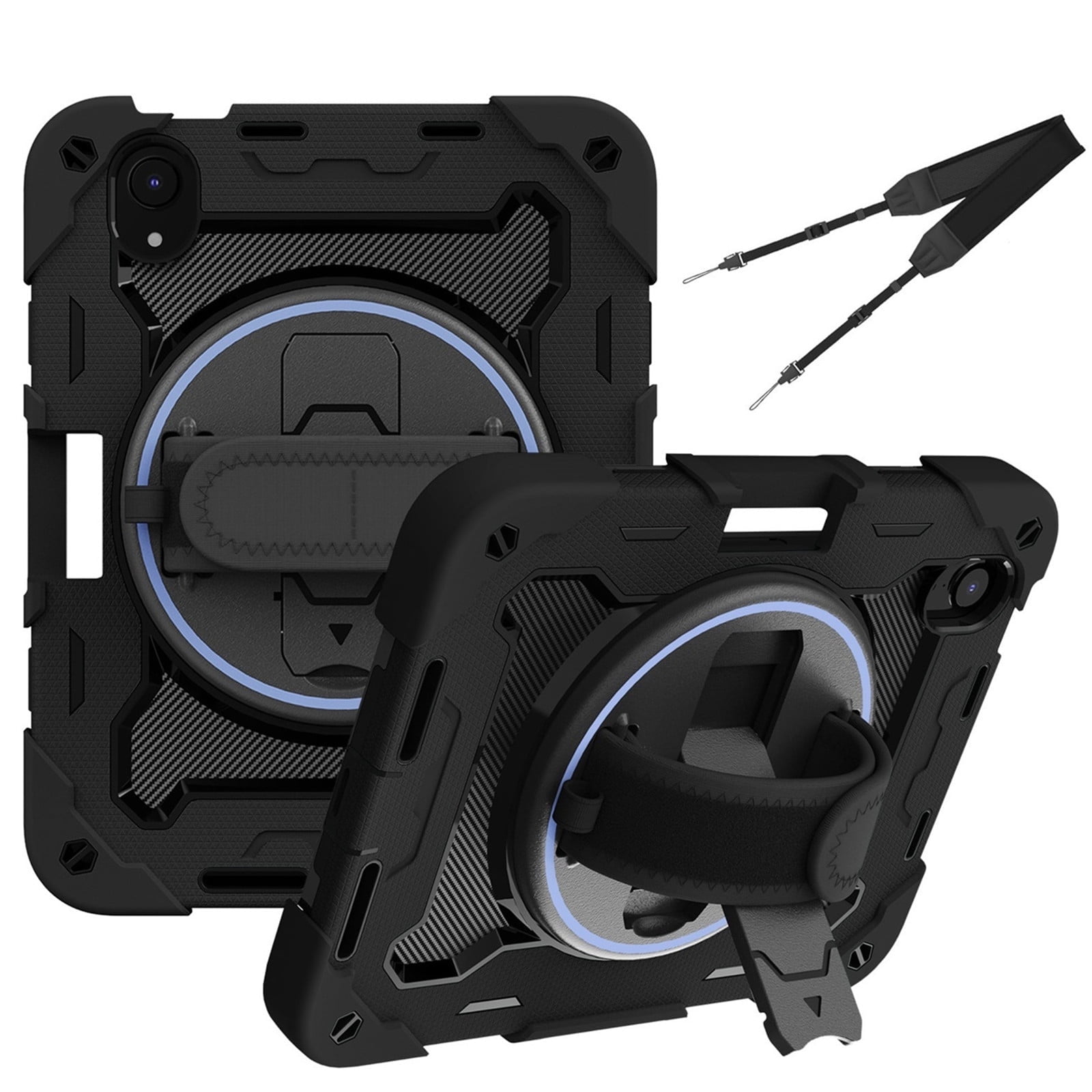 XYX 3in1 Rotating Stand Case for iPad Mini 7 A17 Pro 2024/iPad Mini 6 ...