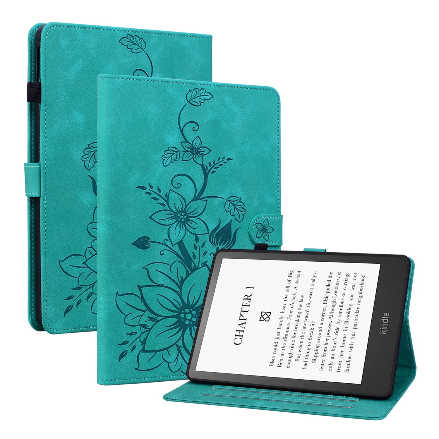 XYX for 7" Kindle Paperwhite 12th Gen 2024 Case, PU Leather Slim Folio ...