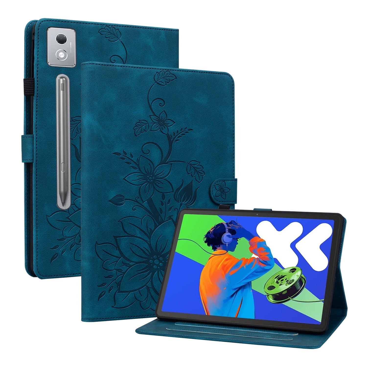 XYX for Lenovo Xiaoxin Pad Pro 12.7 inch 2025 Case, PU Leather Slim ...