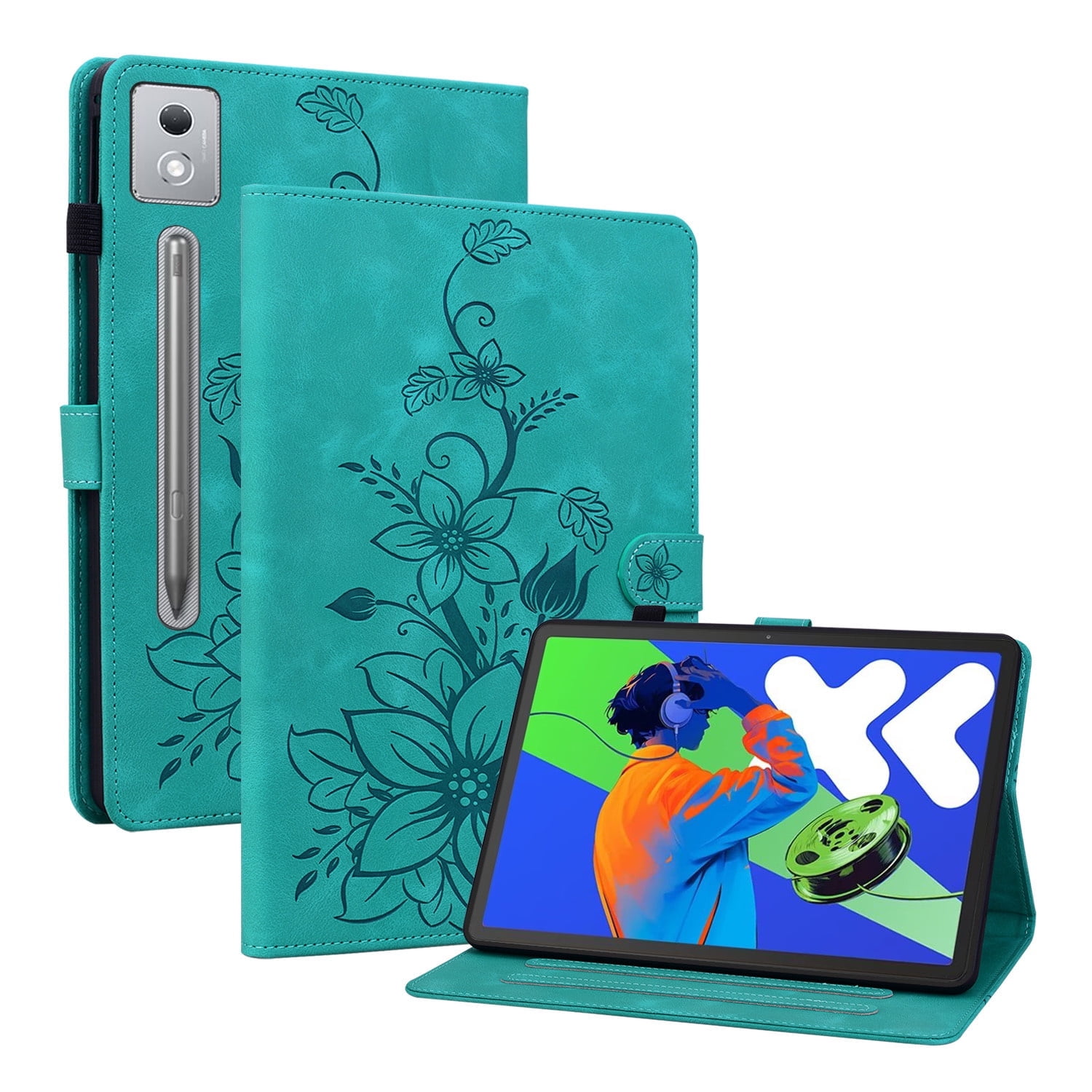 XYX for Lenovo Xiaoxin Pad Pro 12.7 inch 2025 Case, PU Leather Slim ...