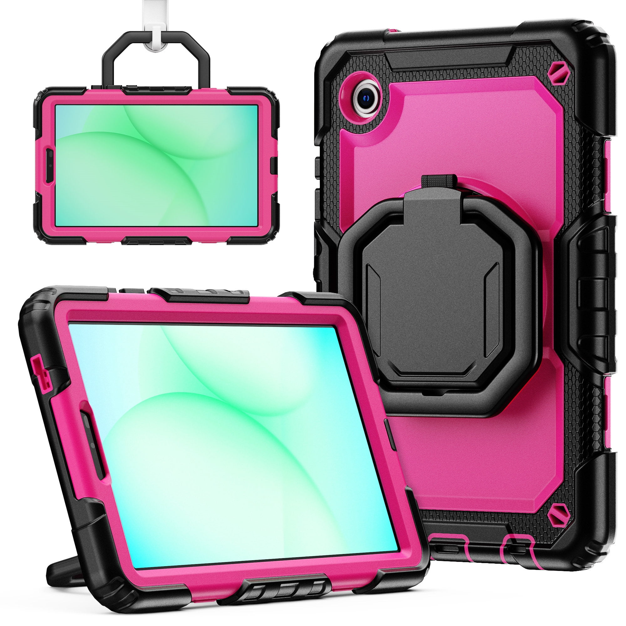 for Samsung Galaxy Tab A9 Case 8.7 inch, 360 Rotating Shockproof Cover ...