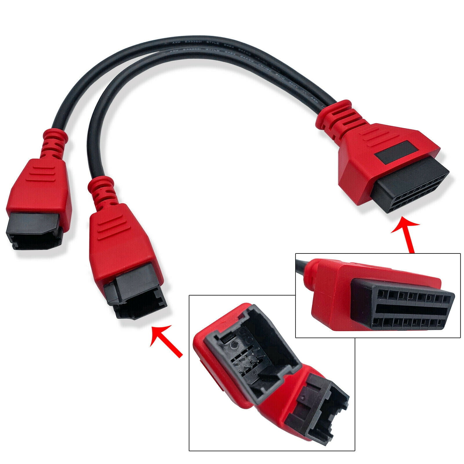 XYZ Sales Chrysler 12+8 Adapter Cable for Autel MaxiSys Pro MS908P ...