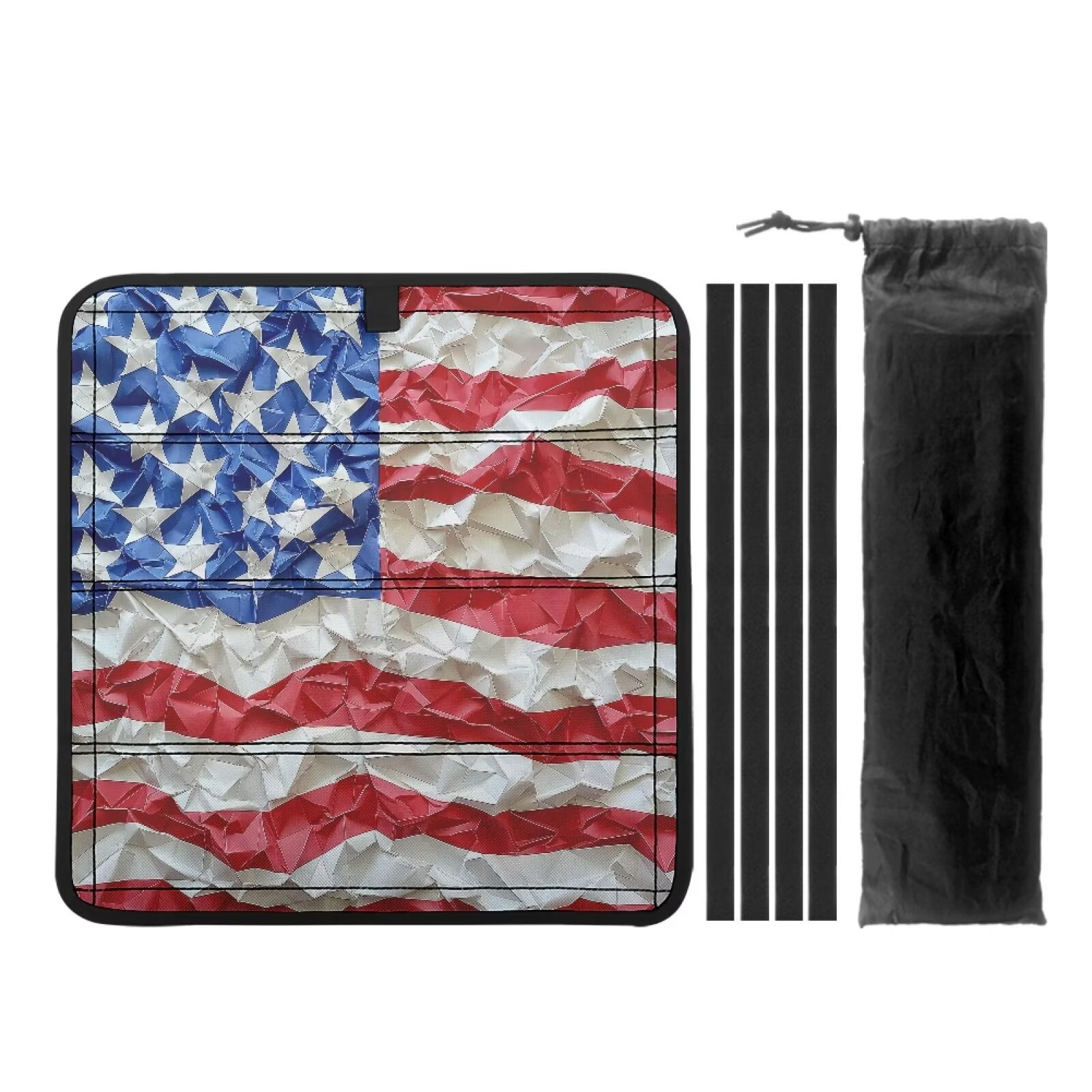 XYZCANDO American Flag RV Window Cover Foldable RV Vent Covers for Roof ...