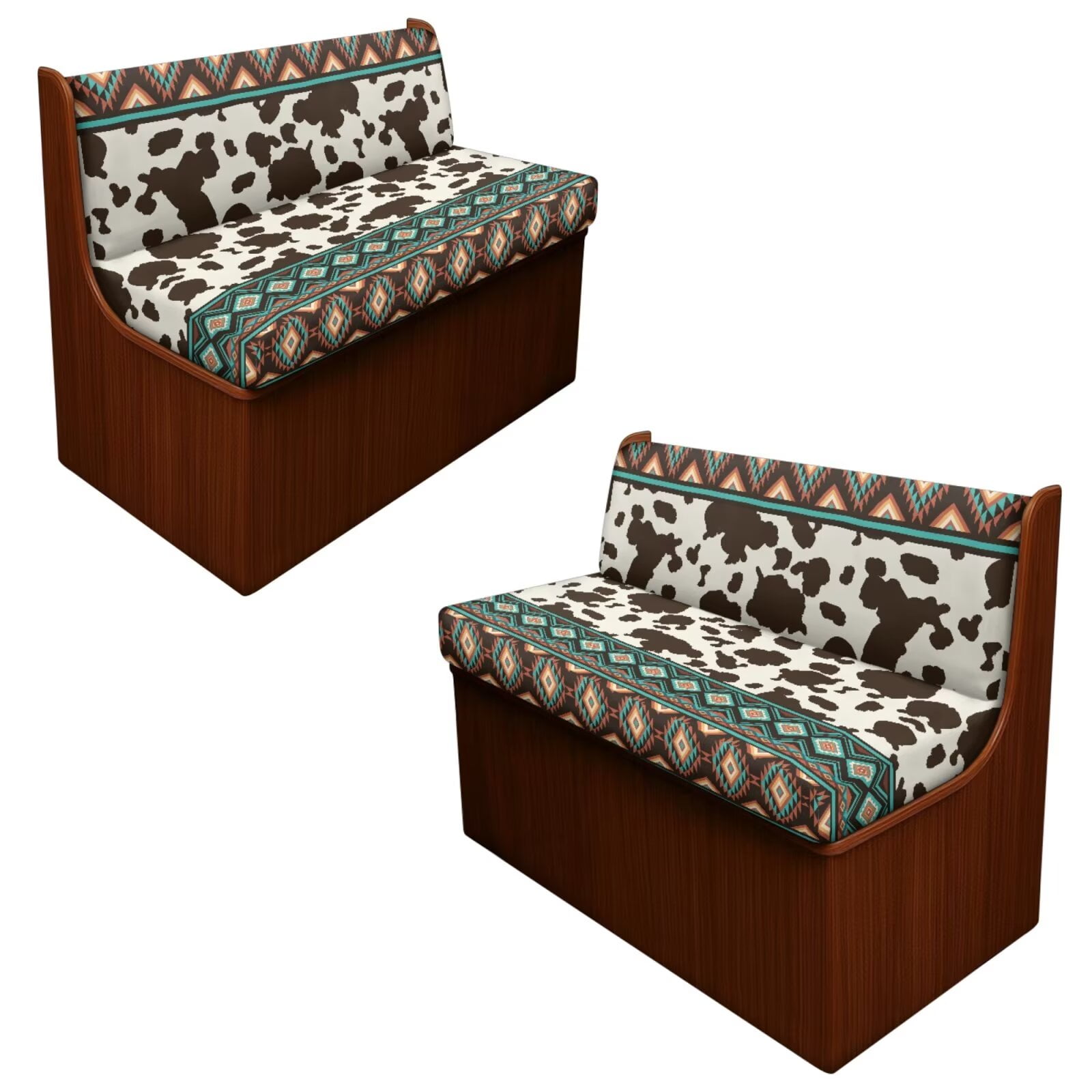 XYZCANDO Aztec Cow print RV 2 Seat Sofa Chair Cover Stylish RV ...