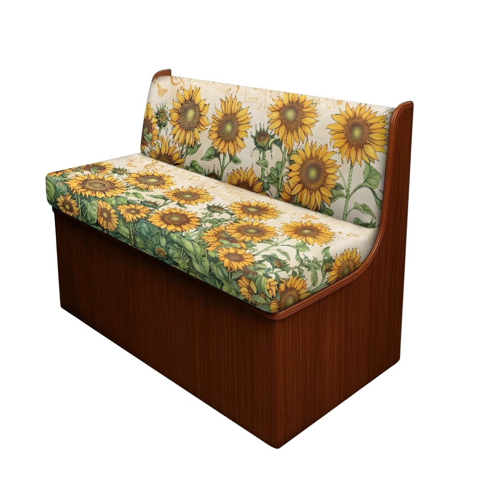 XYZCANDO Beautiful Sunflower RV Dinette Cushion Covers Universal RV ...