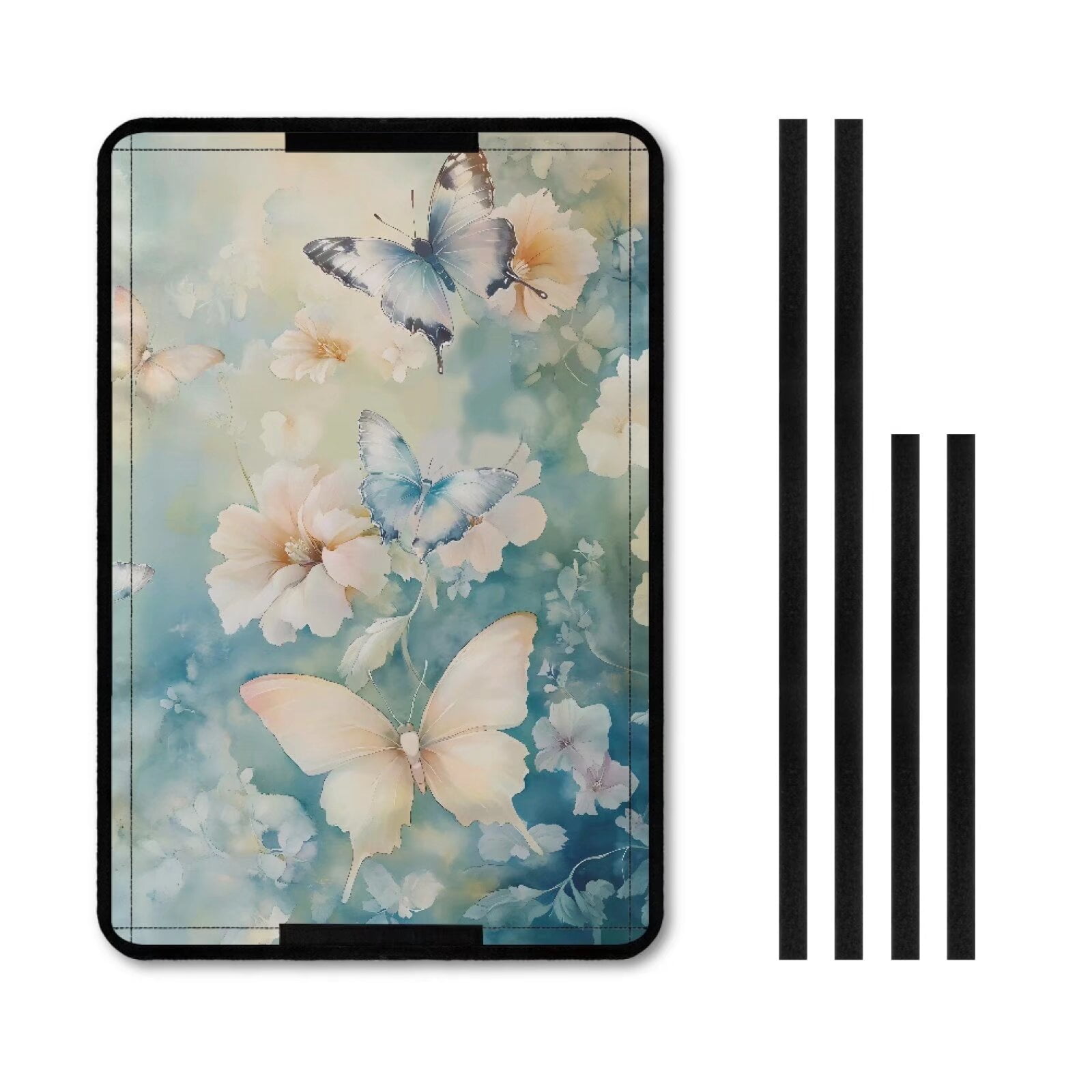 XYZCANDO Butterfly RV Door Window Shade Floral RV Door Screen Protector ...