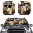 XYZCANDO Car Sun Shade with Capybara Design, Windshield Sun Shade for ...