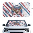 XYZCANDO Car Windshield Sun Shade with Patriotic Eagle 250 Years 1776 ...