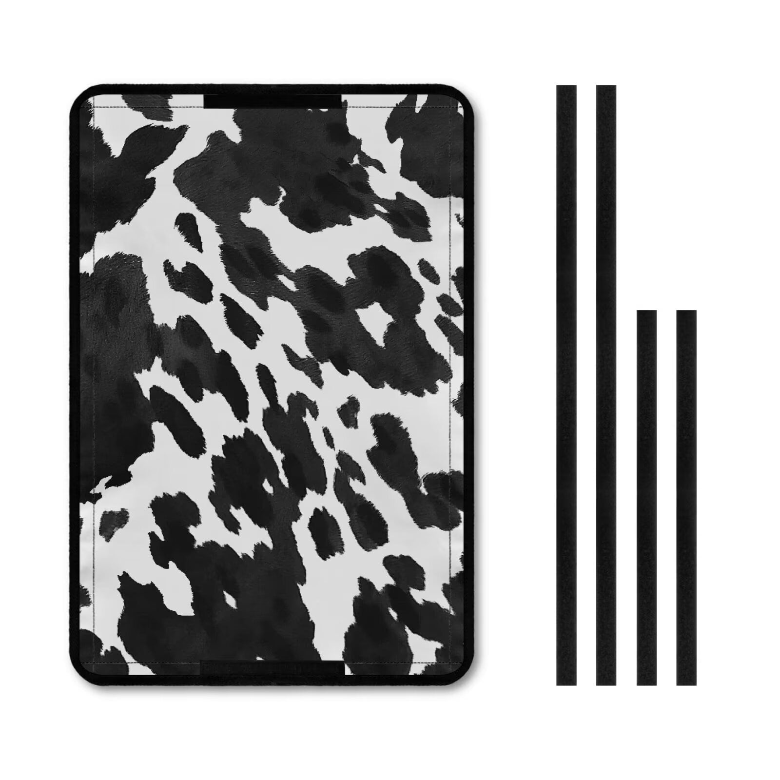 XYZCANDO Cow Print RV Door Shade Foldable Travel Trailer Door Blackout ...