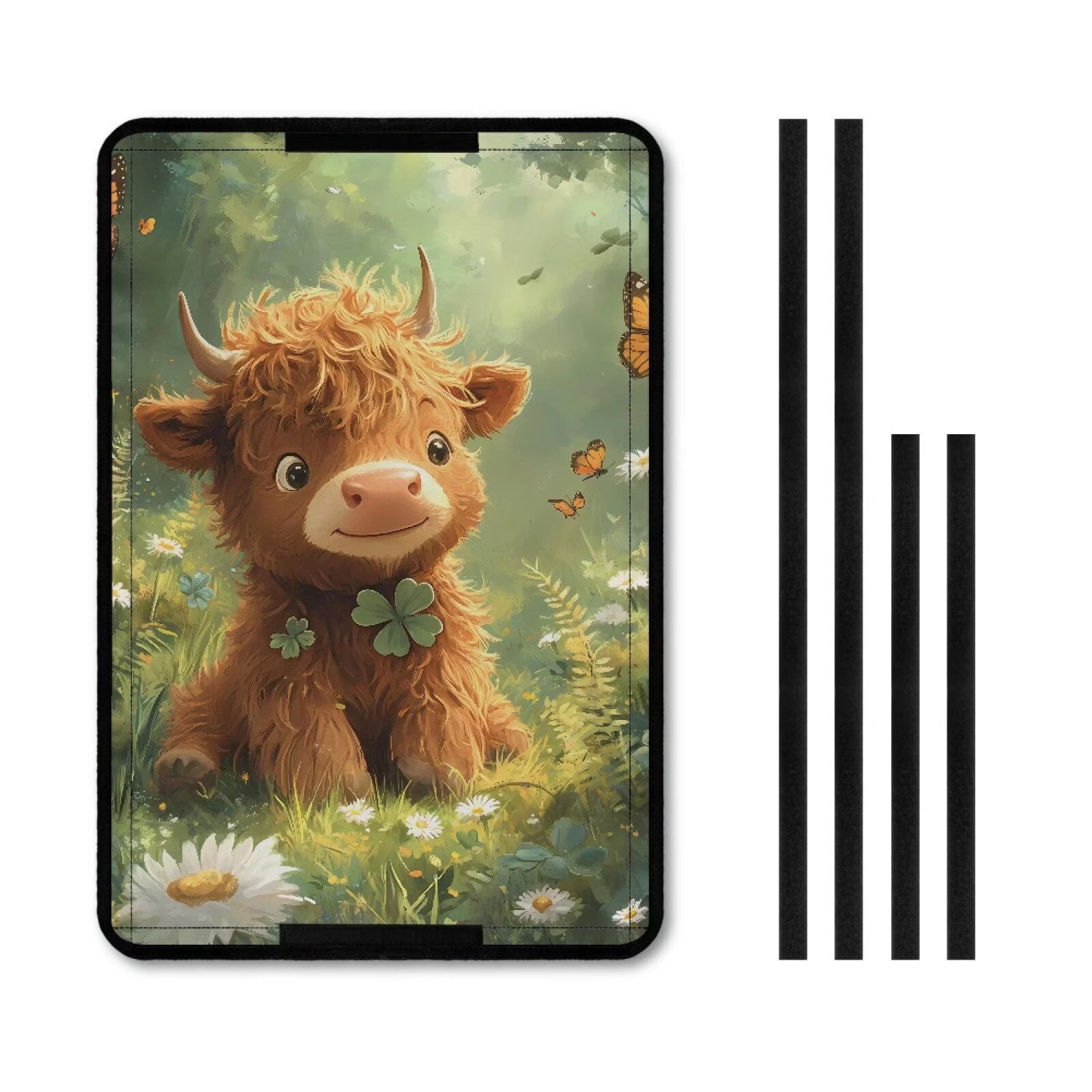 XYZCANDO Cow RV Door Window Shade Cute Camper Decor Easy to Install ...
